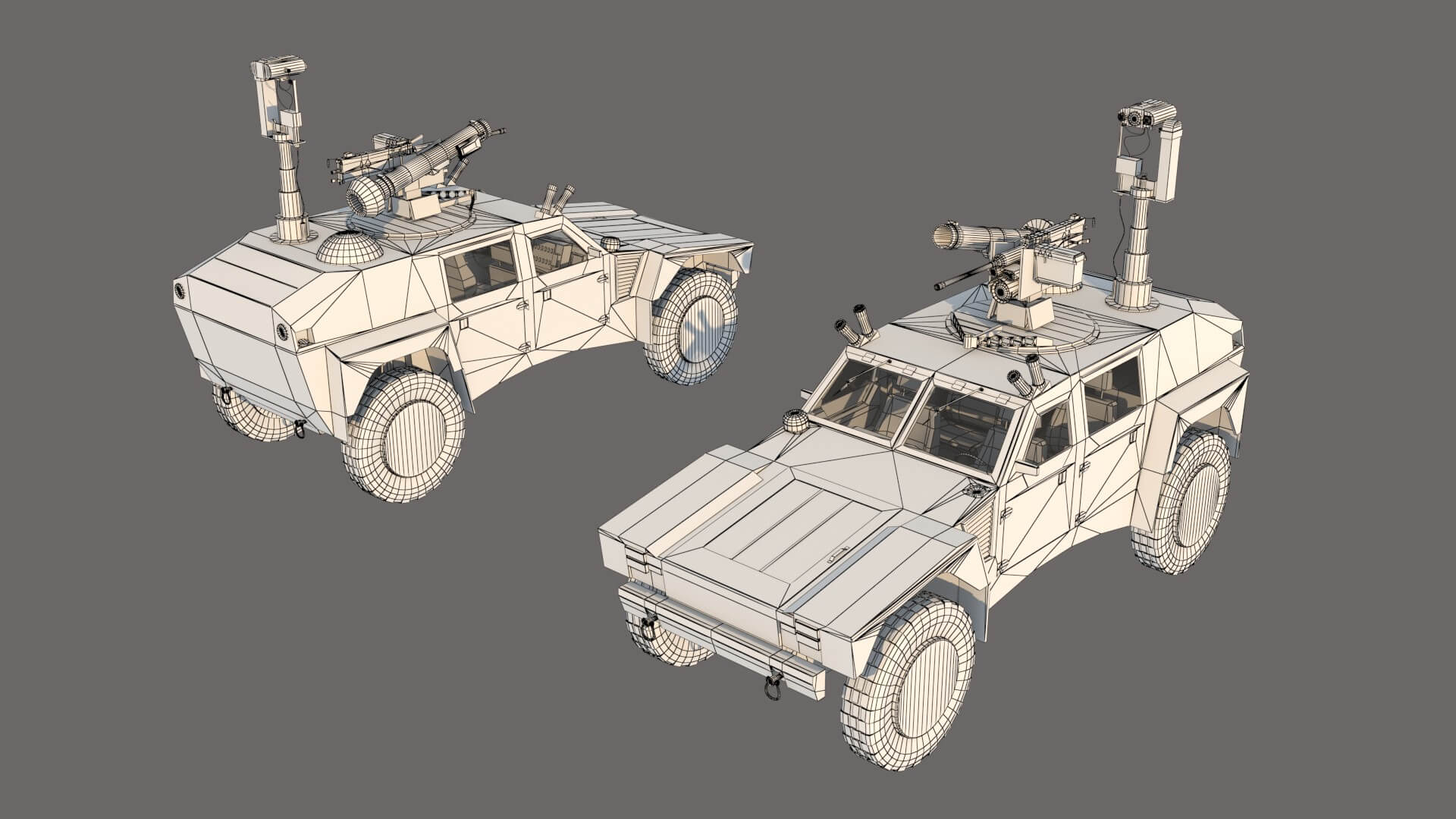 RST-V Shadow Hybrid Tactical Vehicle 3D Model by citizensnip