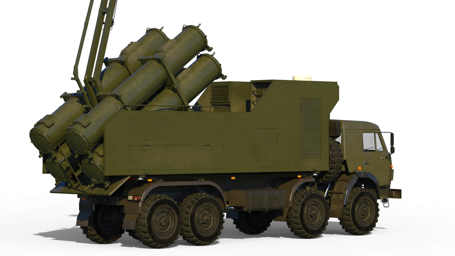 Rubezh-Me Coastal Defense Missile System 3D Model by citizensnip