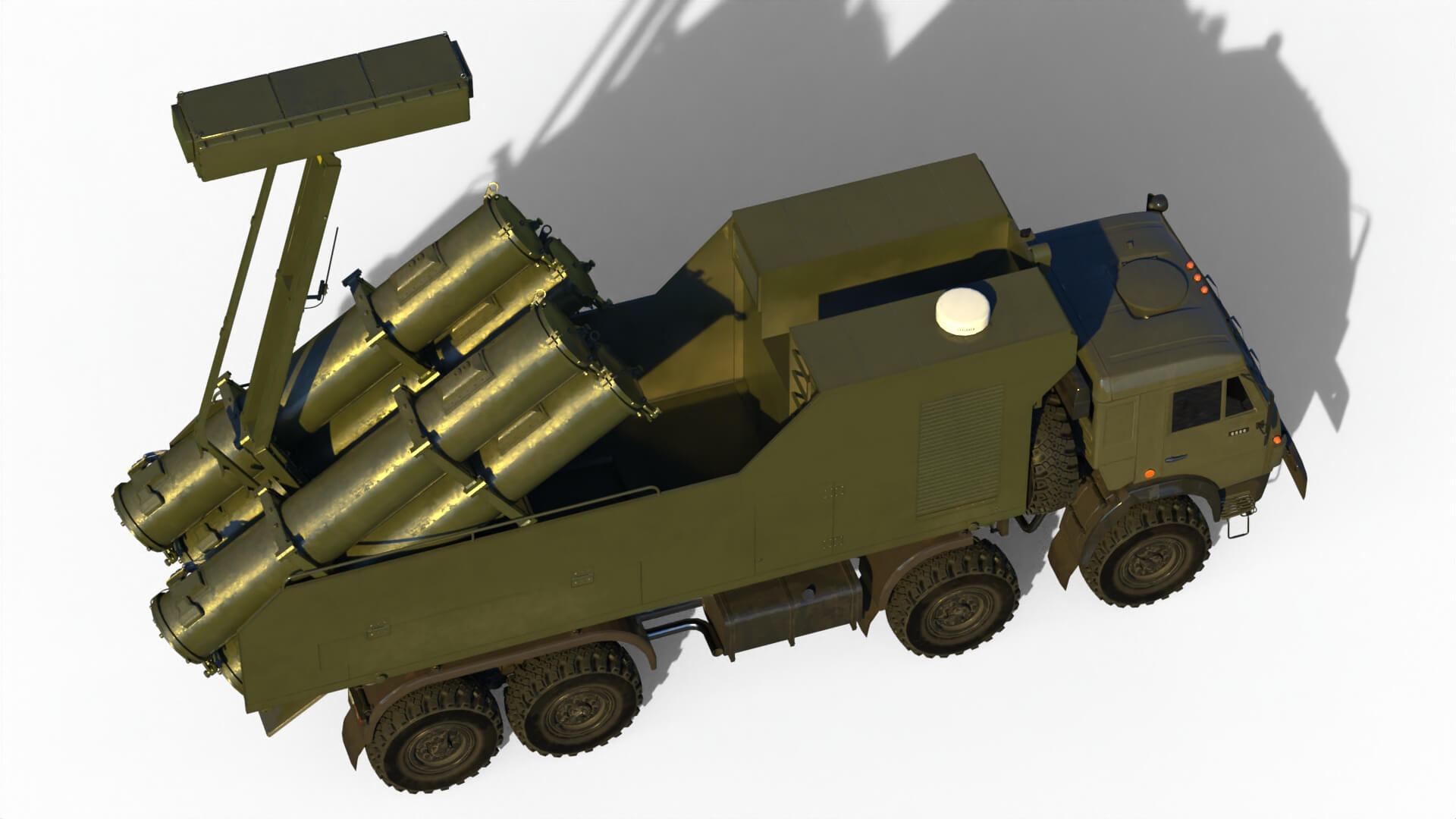 Rubezh-Me Coastal Defense Missile System 3D Model by citizensnip