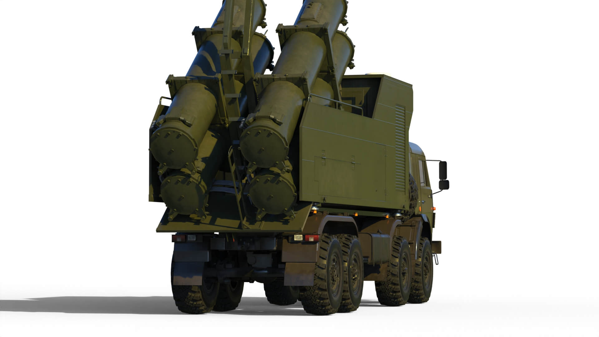 Rubezh-Me Coastal Defense Missile System 3D Model by citizensnip
