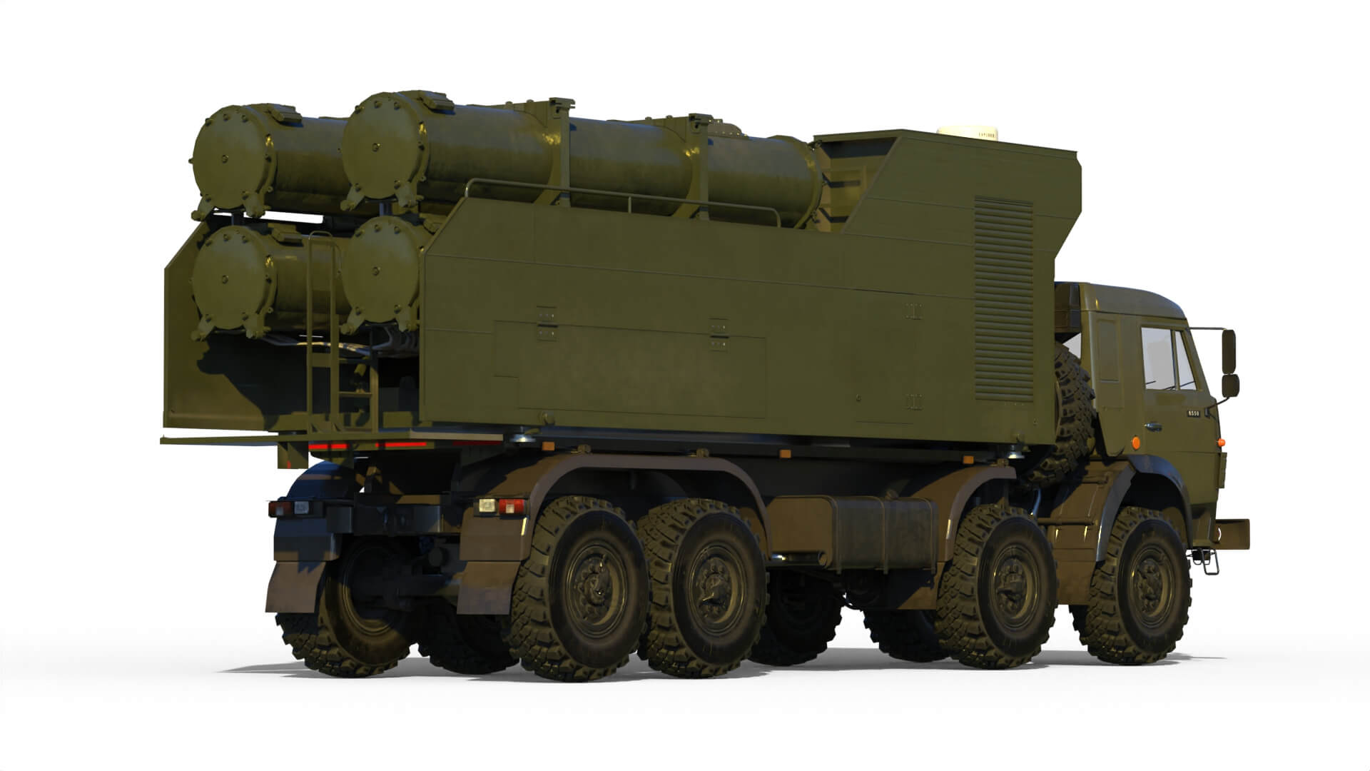 Rubezh-Me Coastal Defense Missile System 3D Model by citizensnip