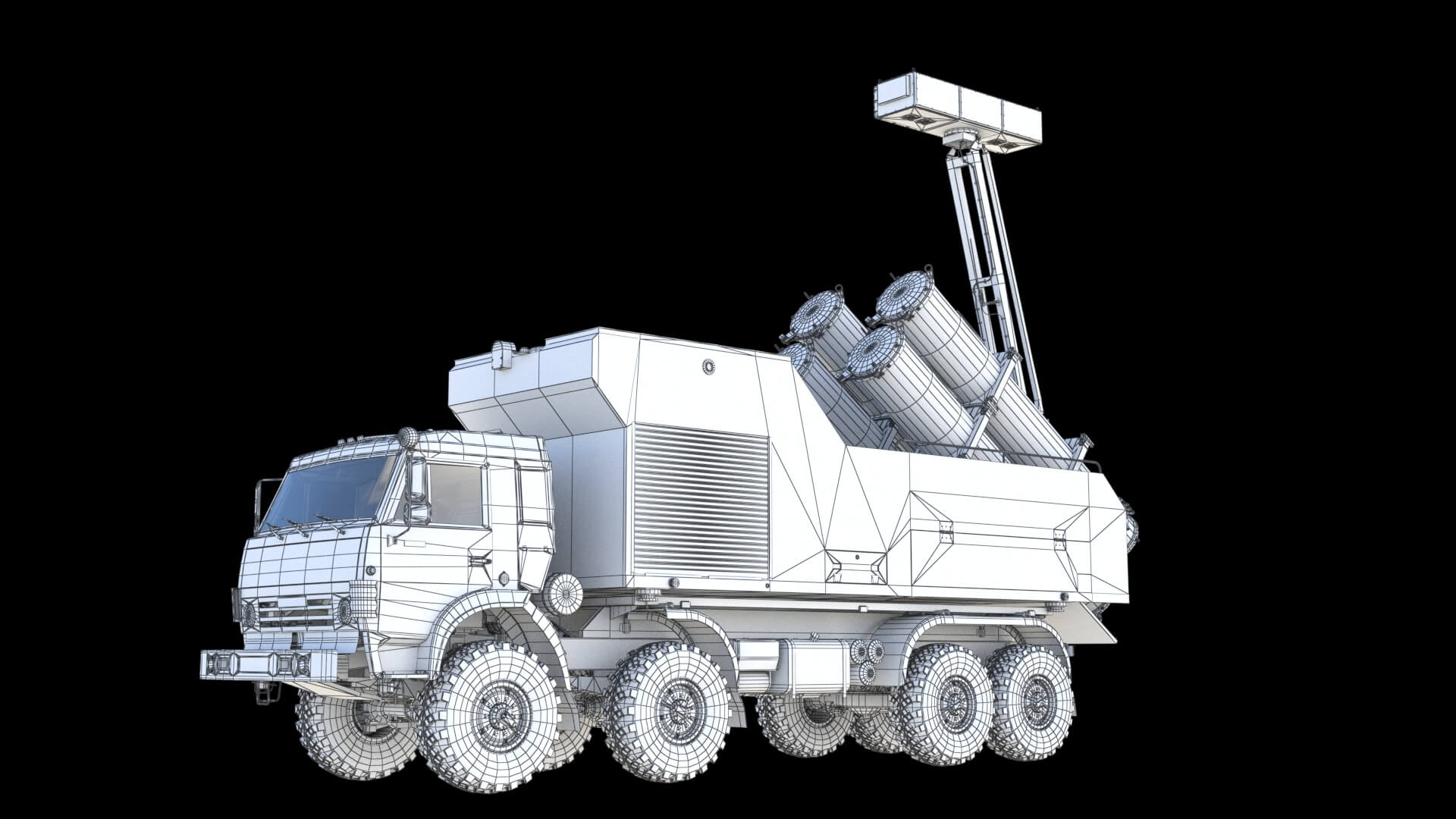Rubezh-Me Coastal Defense Missile System 3D Model by citizensnip
