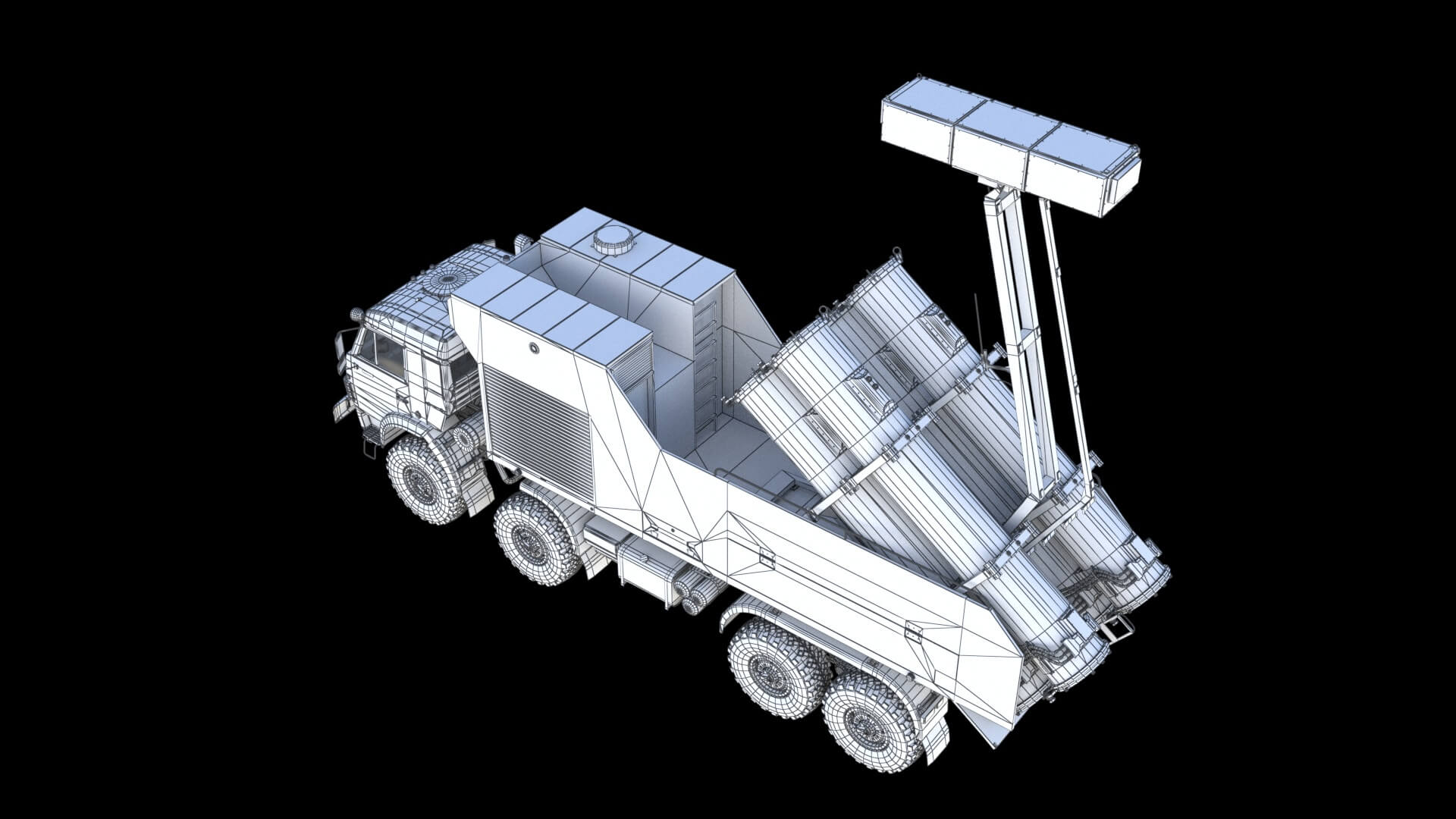 Rubezh-Me Coastal Defense Missile System 3D Model by citizensnip