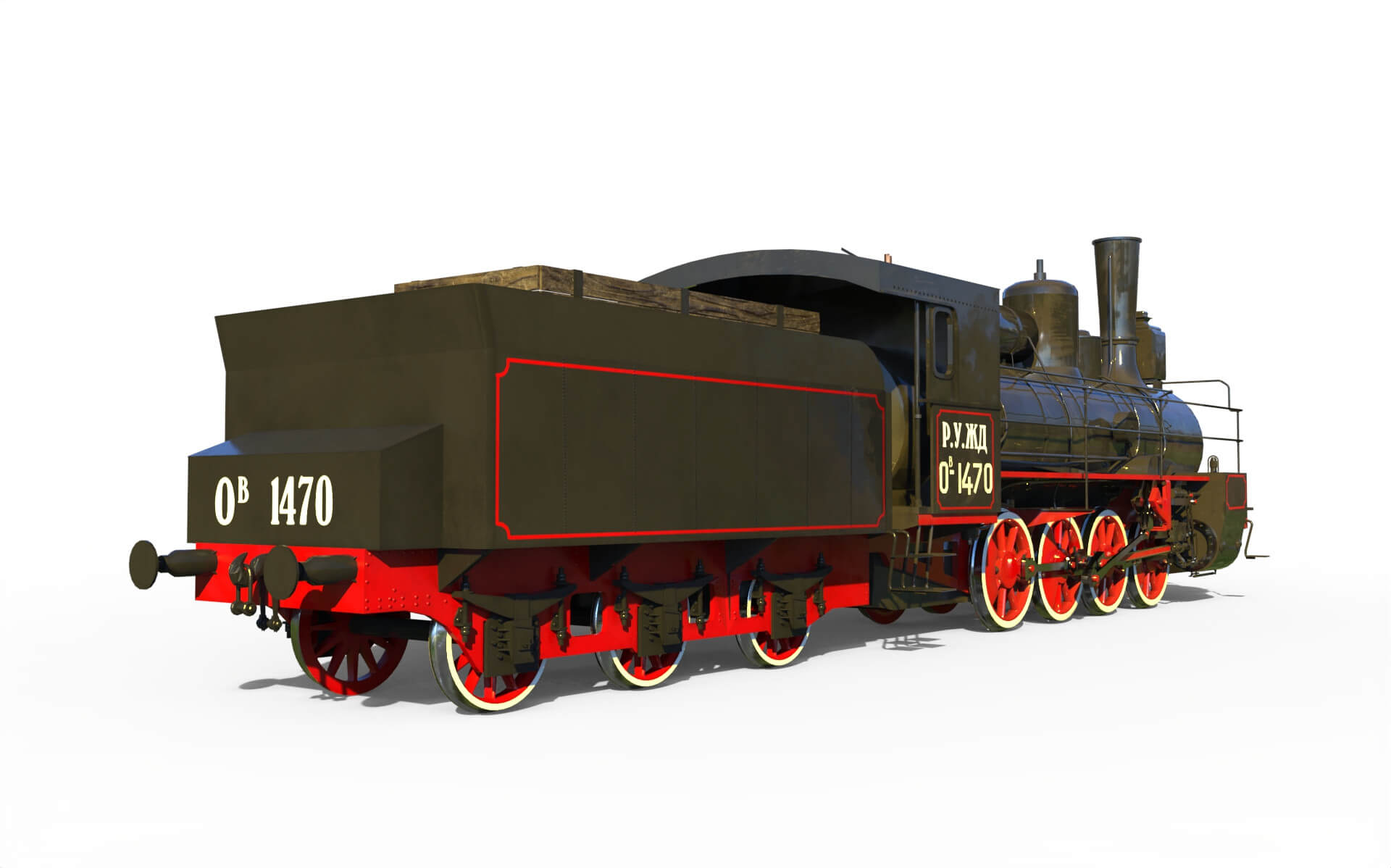 Russian Locomotive Class Ov - 3D Model by citizensnip