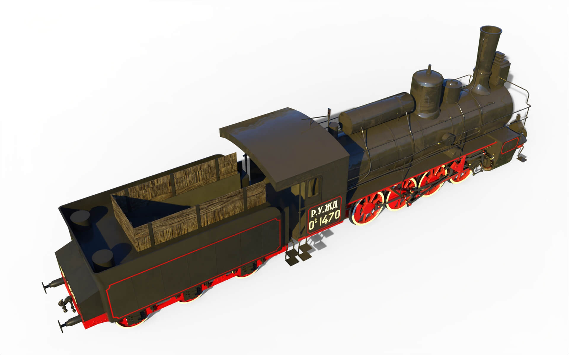 Russian Locomotive Class Ov - 3D Model by citizensnip