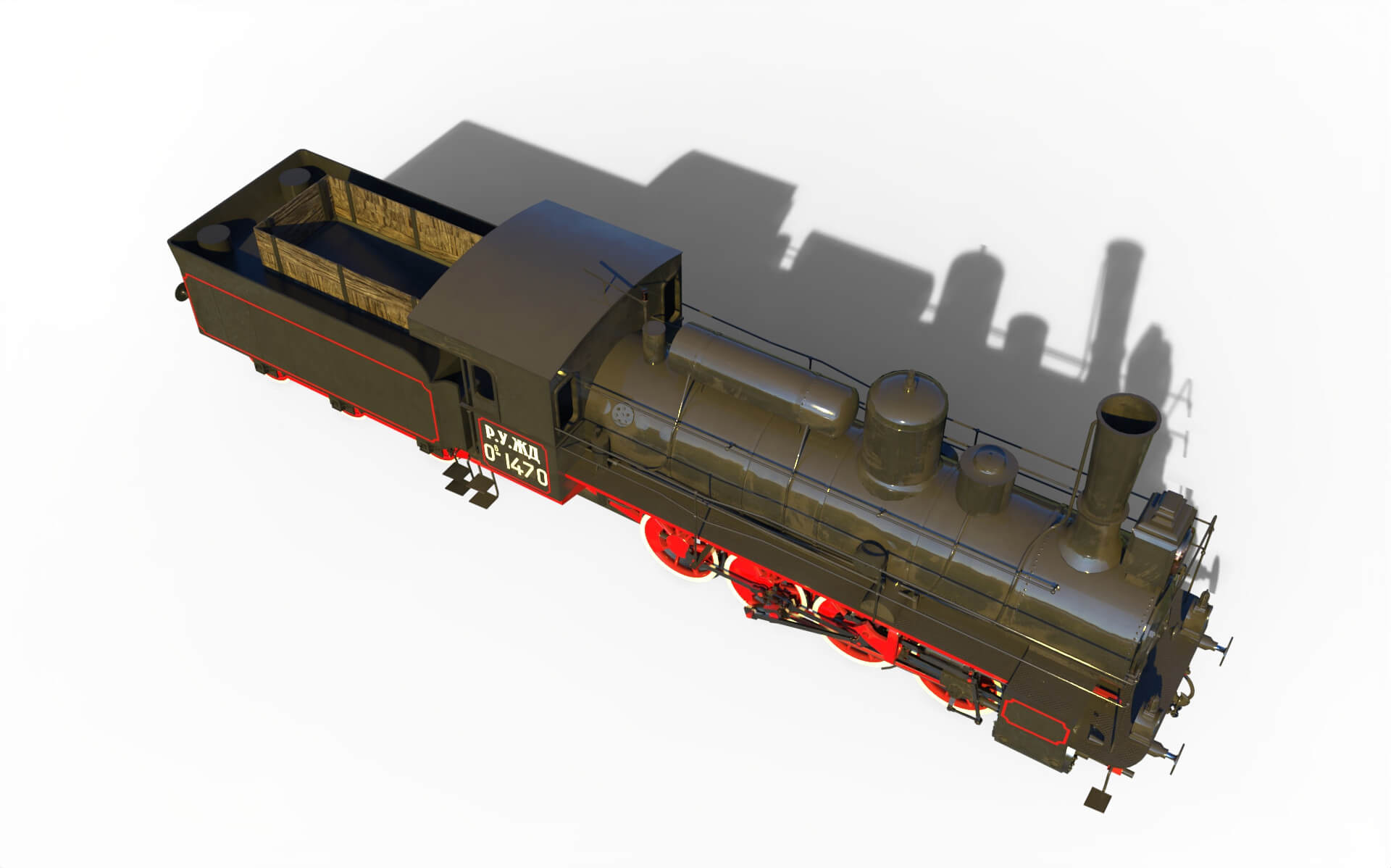 Russian Locomotive Class Ov - 3D Model by citizensnip