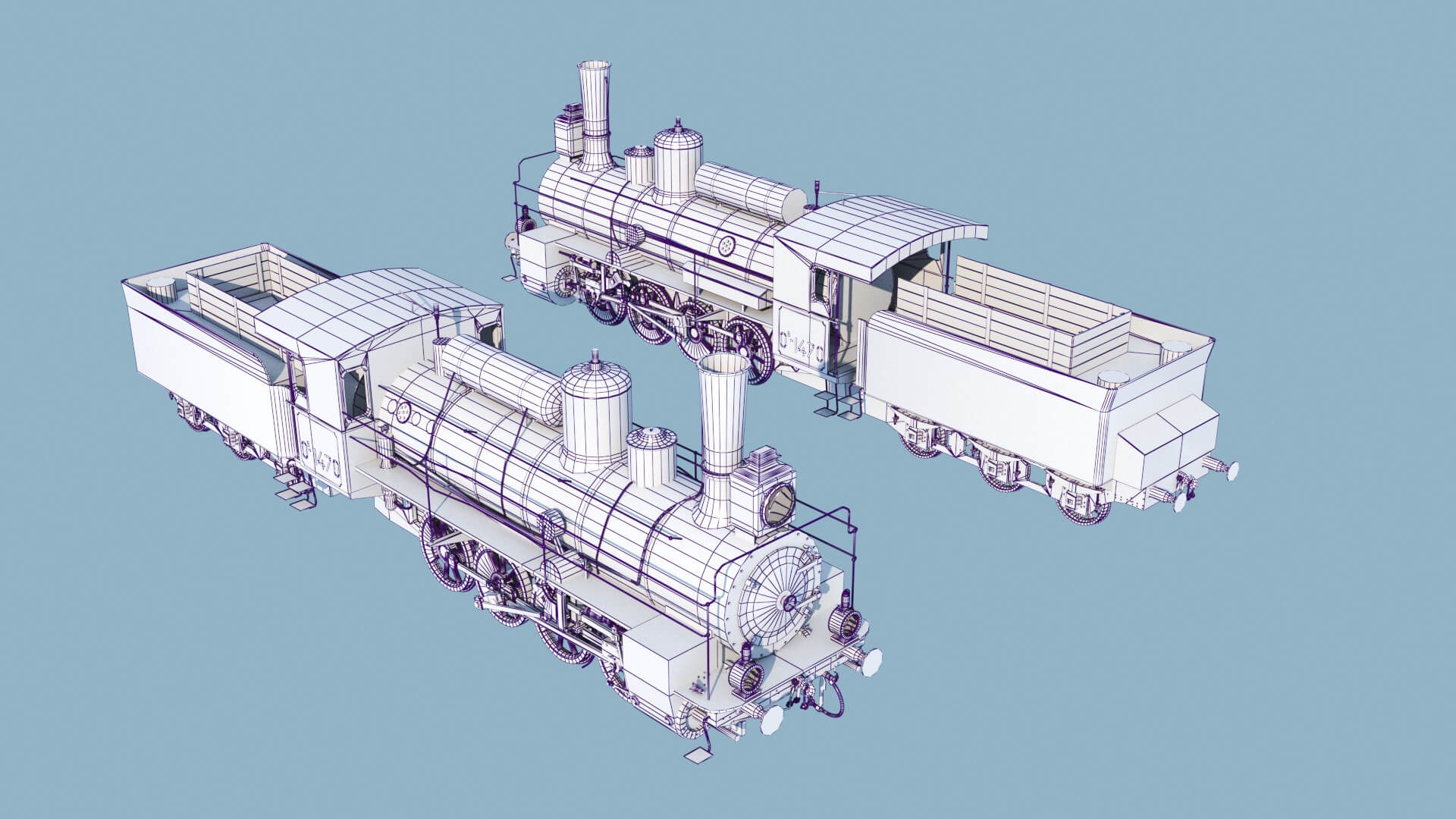 Russian Locomotive Class Ov - 3D Model by citizensnip