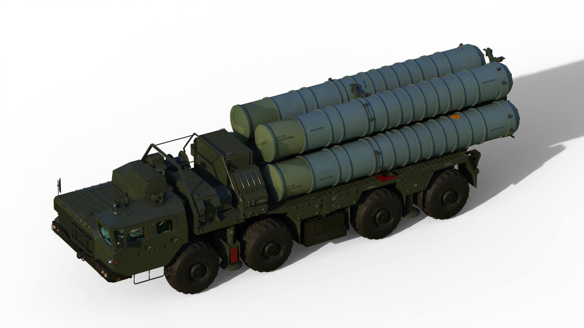 S-400 Triumf Missile System 5P85 SM2 SA-21 3D Model by citizensnip
