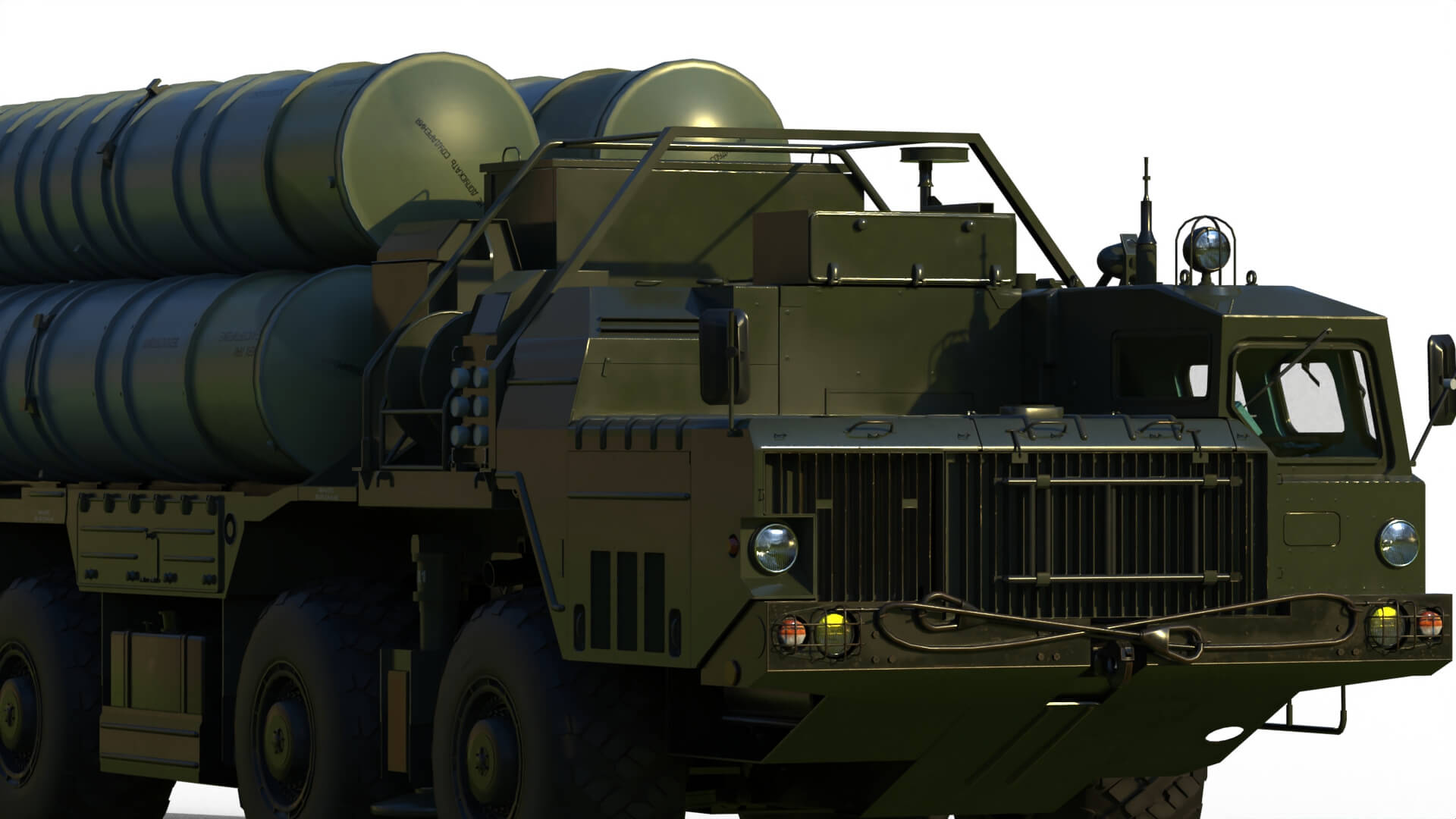 S-400 Triumf Missile System 5P85 SM2 SA-21 3D Model by citizensnip