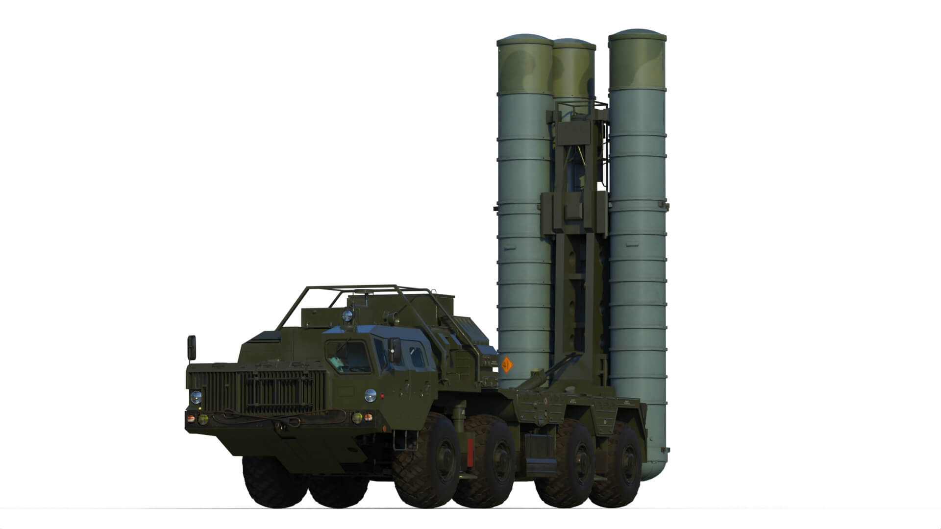 S-400 Triumf Missile System 5P85 SM2 SA-21 3D Model by citizensnip