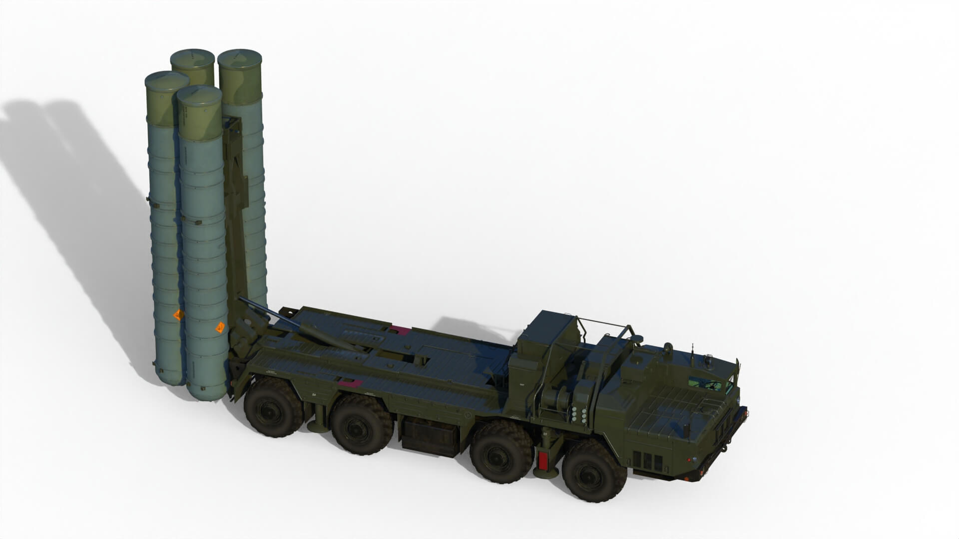 S-400 Triumf Missile System 5P85 SM2 SA-21 3D Model by citizensnip
