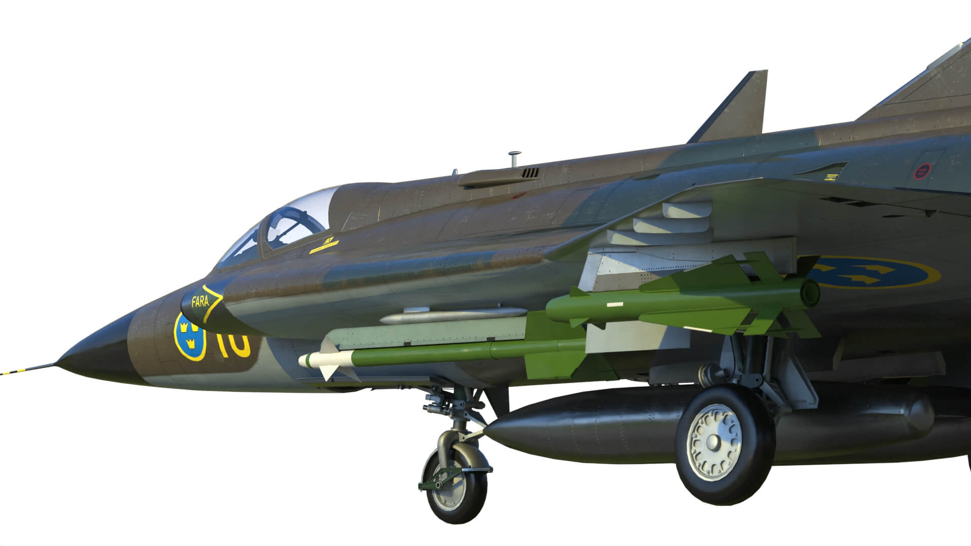 SAAB 35 Draken - 3D Model by citizensnip