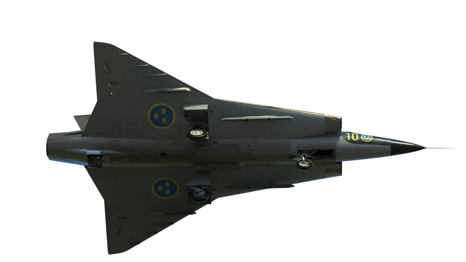 SAAB 35 Draken - 3D Model by citizensnip