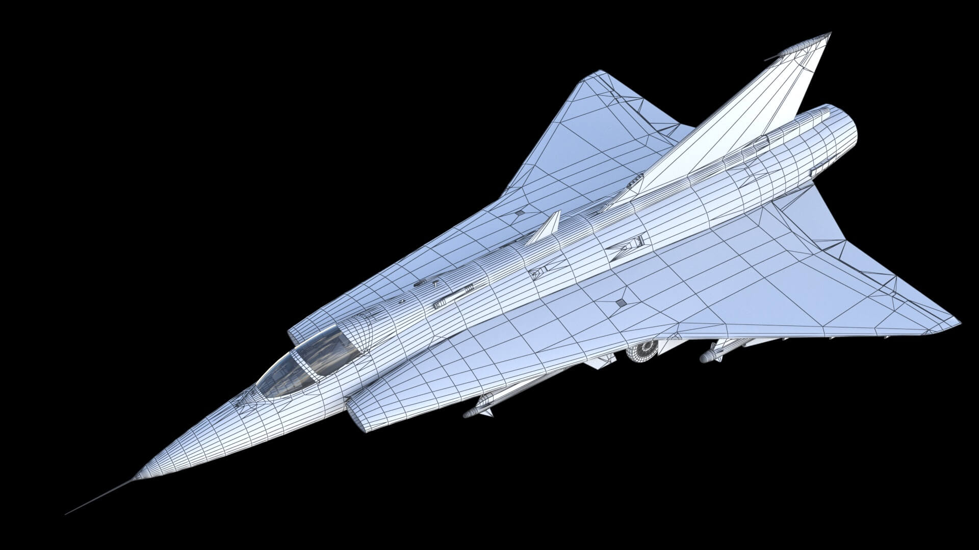 SAAB 35 Draken - 3D Model by citizensnip