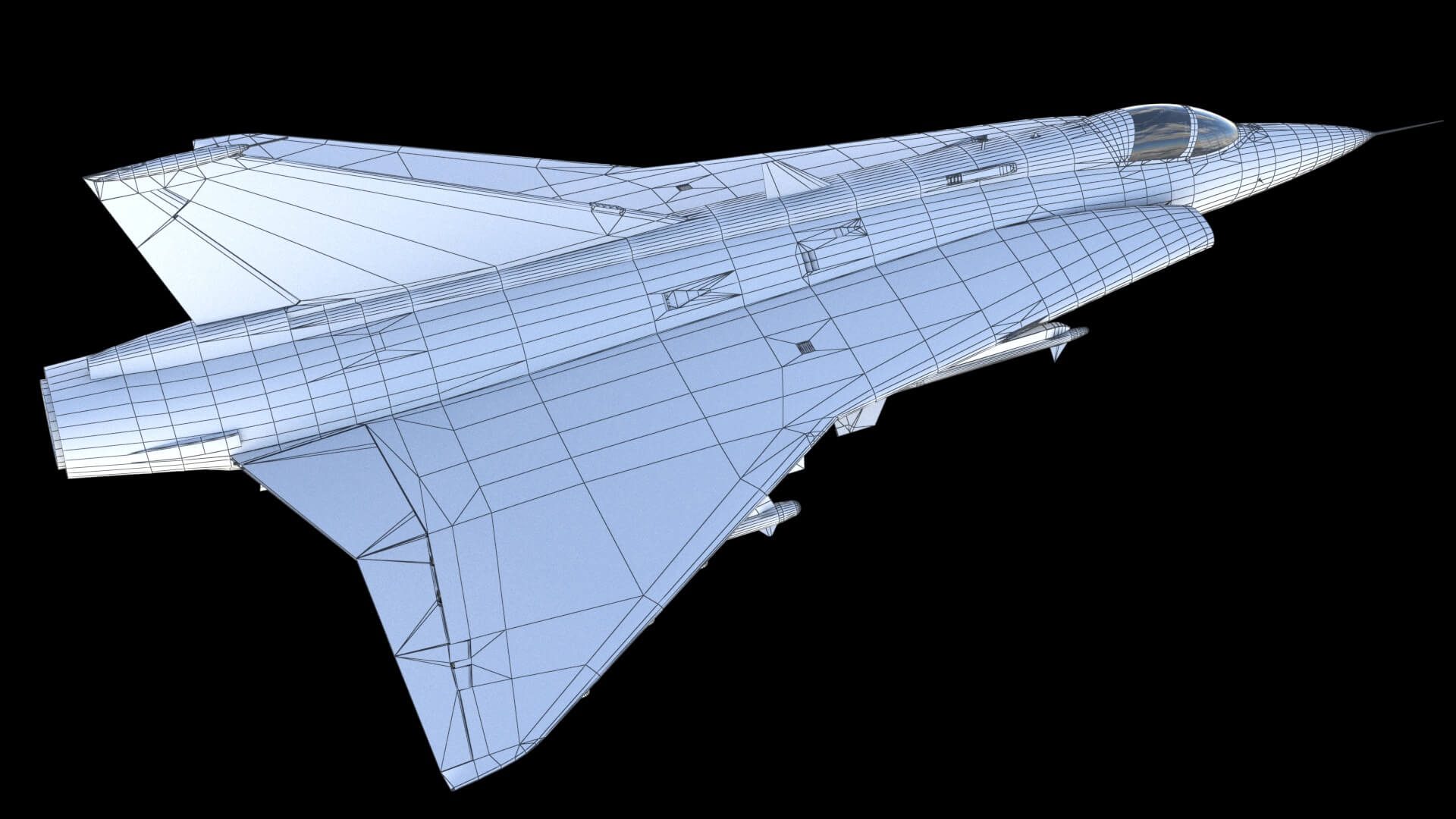 SAAB 35 Draken - 3D Model by citizensnip