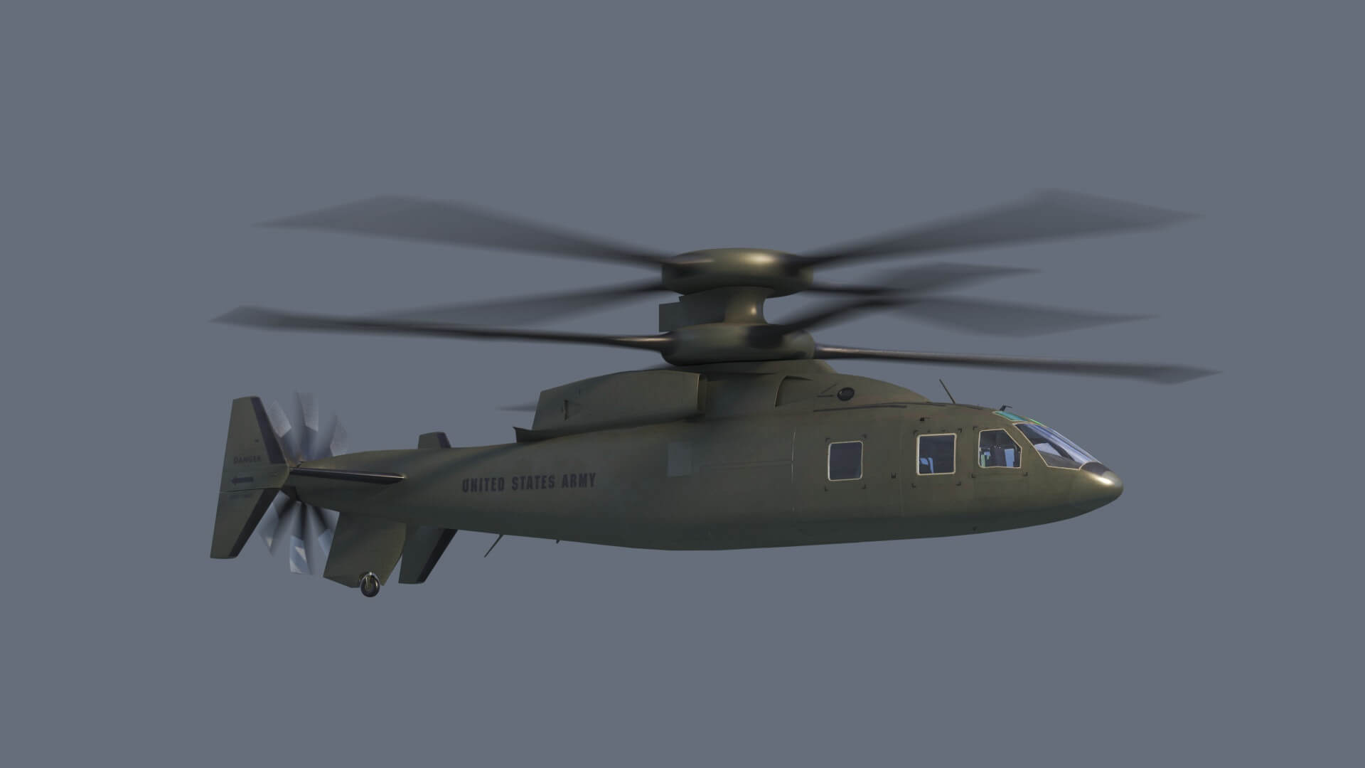 SB 1 Defiant Helicopter Sikorsky Boeing - 3D Model by citizensnip