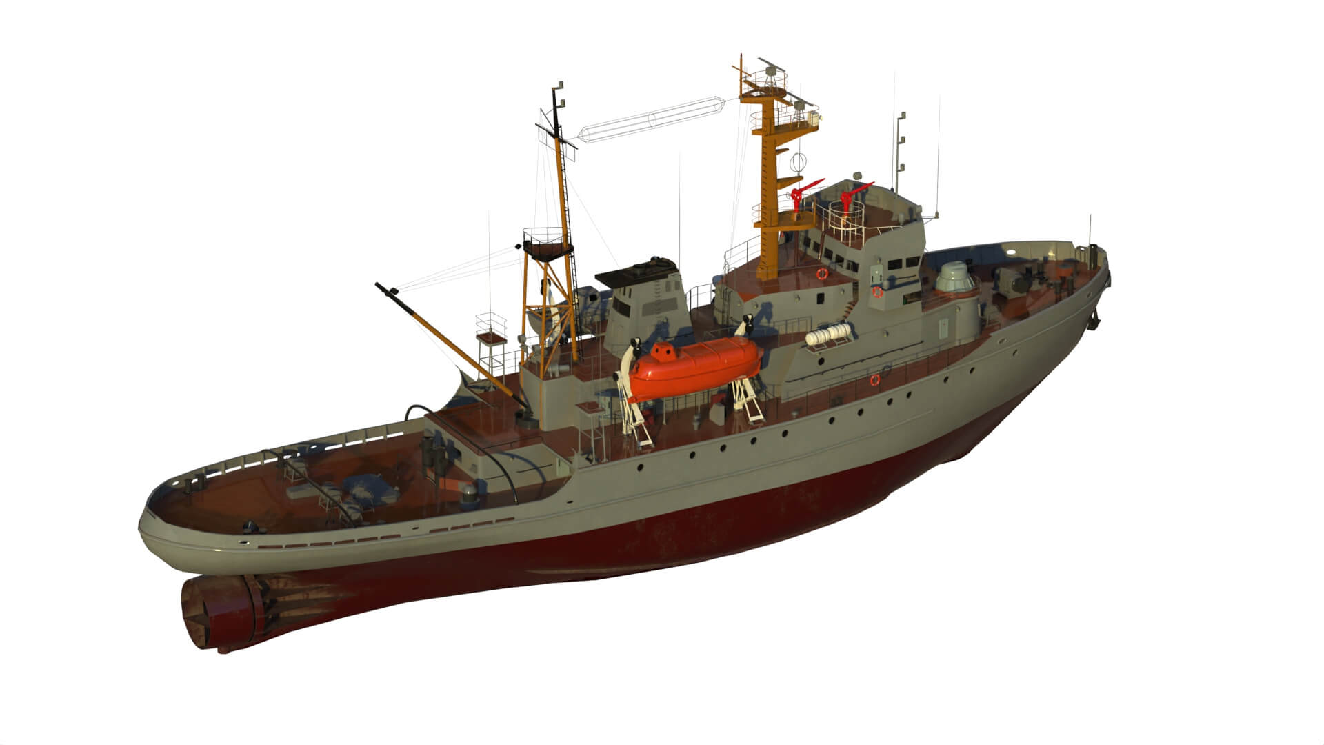 Sea Tug Project 745 - 3D Model by citizensnip