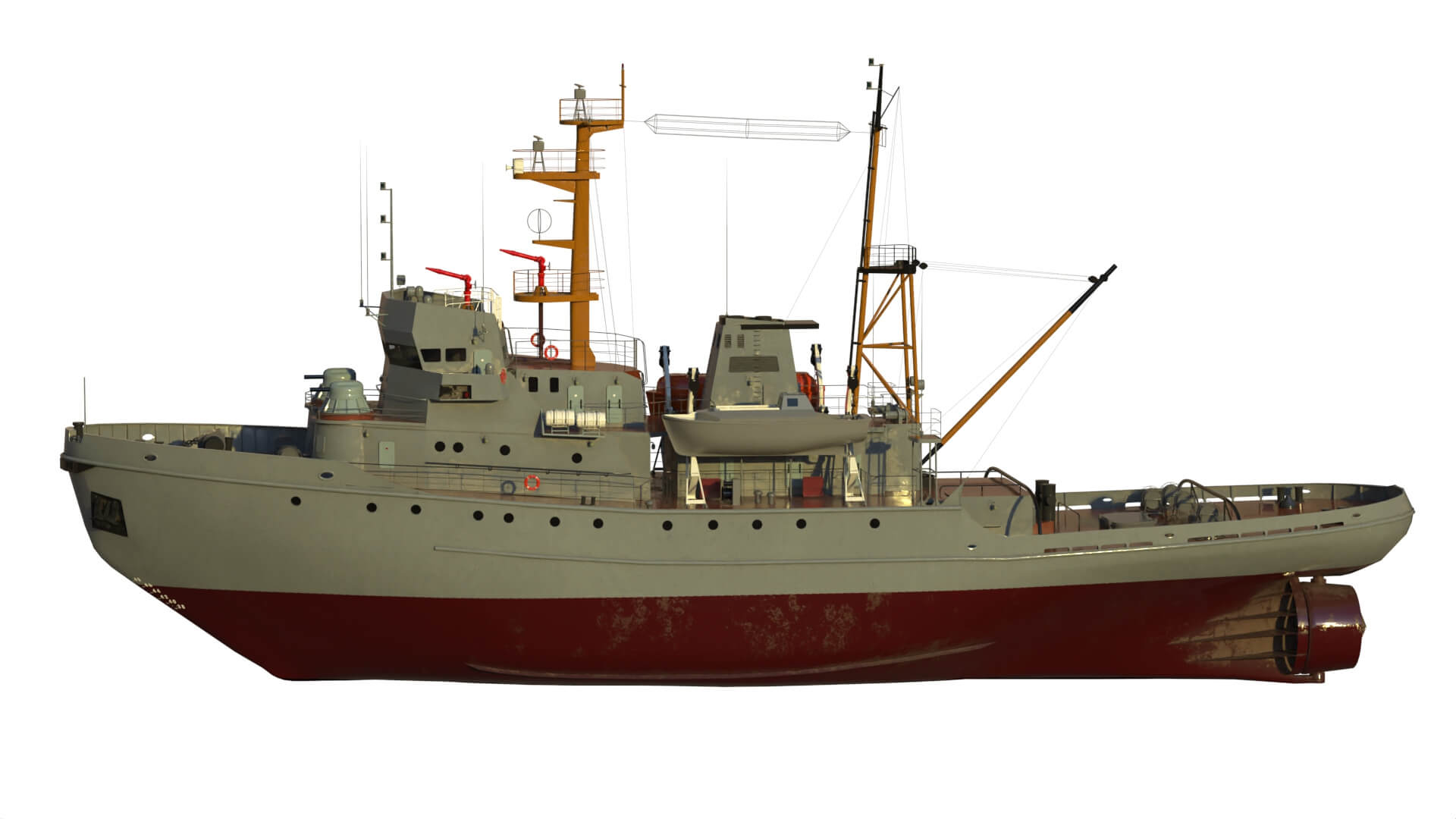 Sea Tug Project 745 - 3D Model by citizensnip