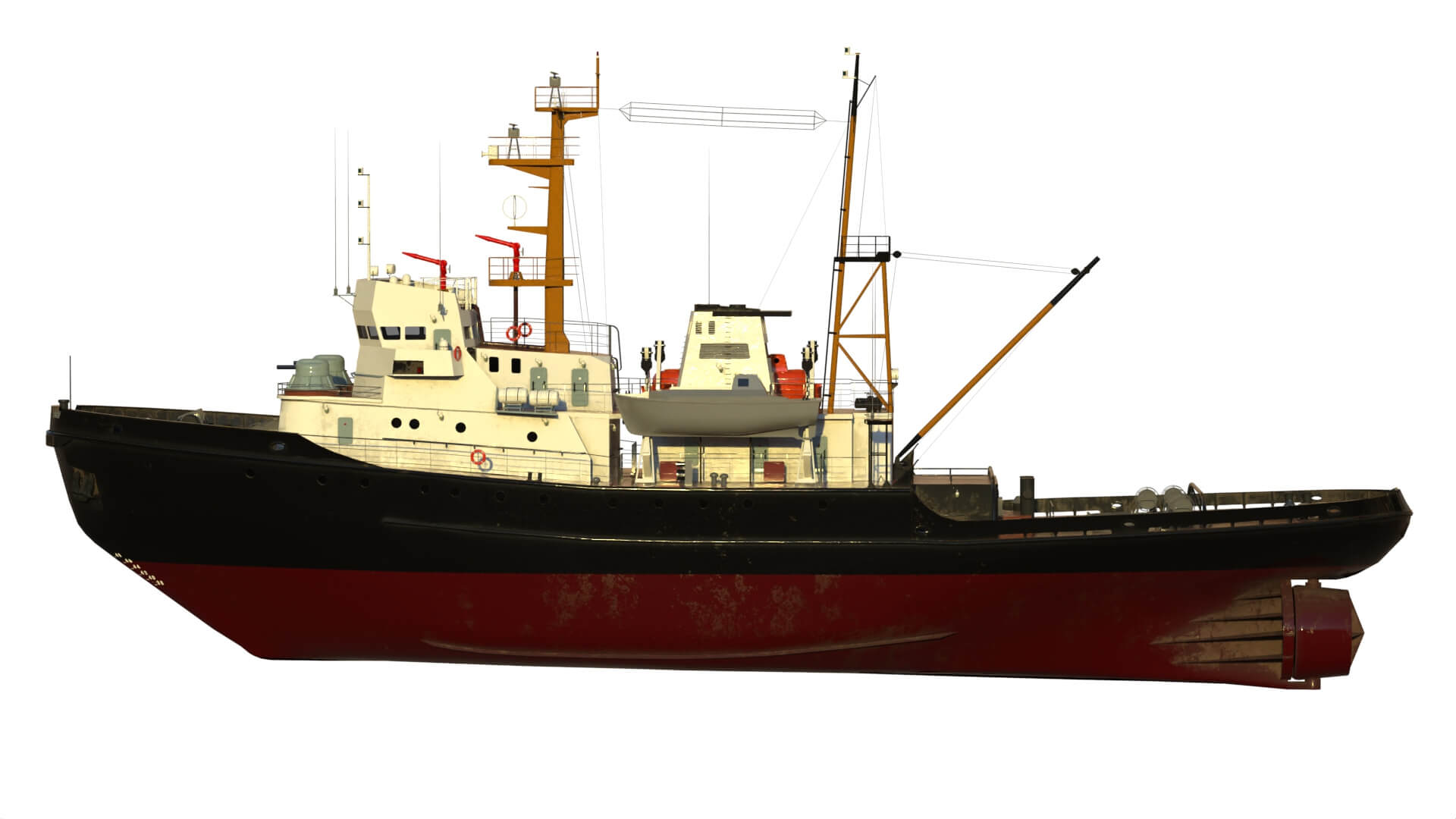 Sea Tug Project 745 - 3D Model by citizensnip