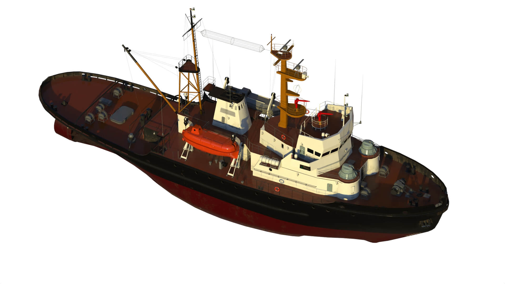 Sea Tug Project 745 - 3D Model by citizensnip
