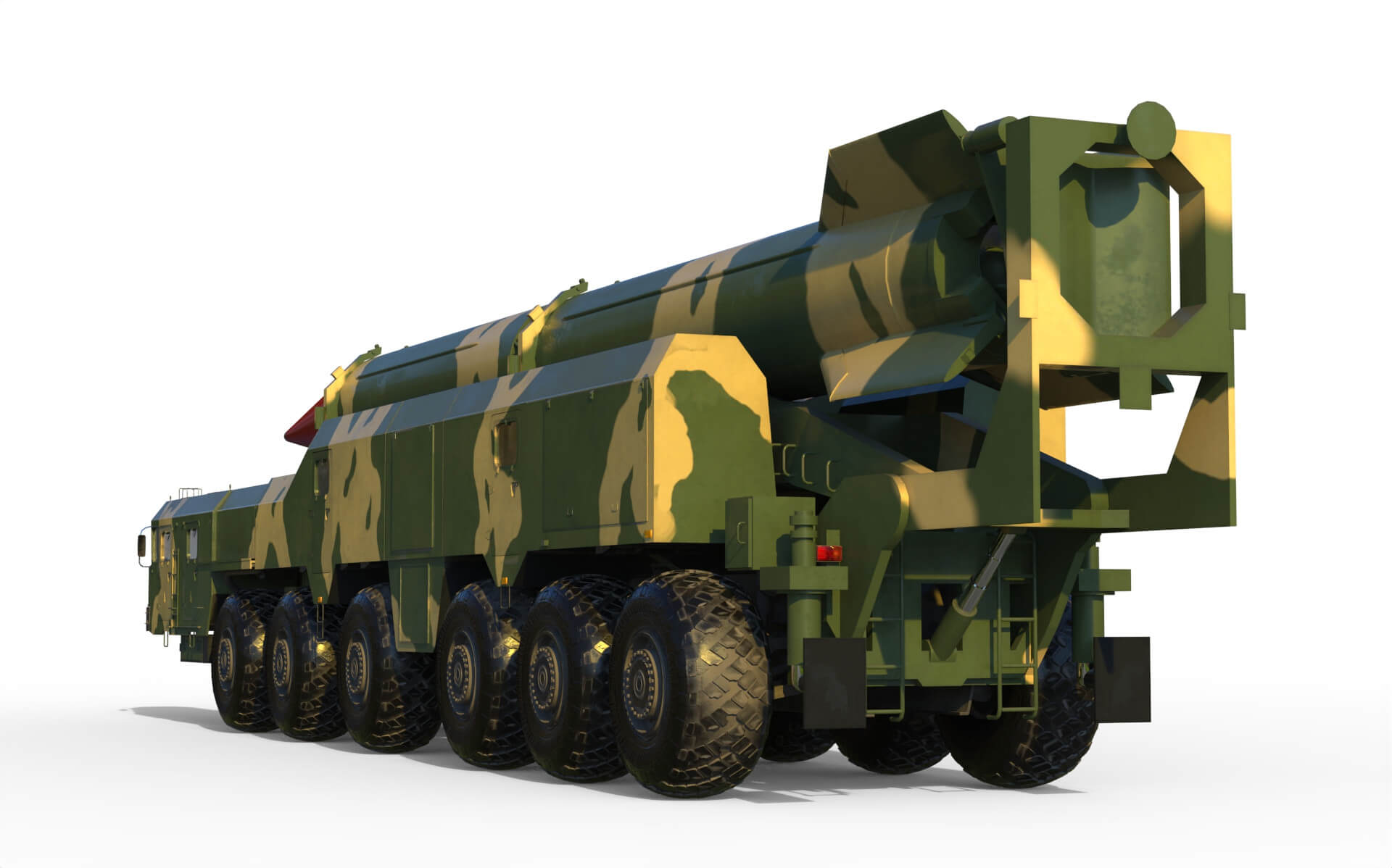 Shaheen 2 Pakistan Missile Launcher - 3D Model by citizensnip