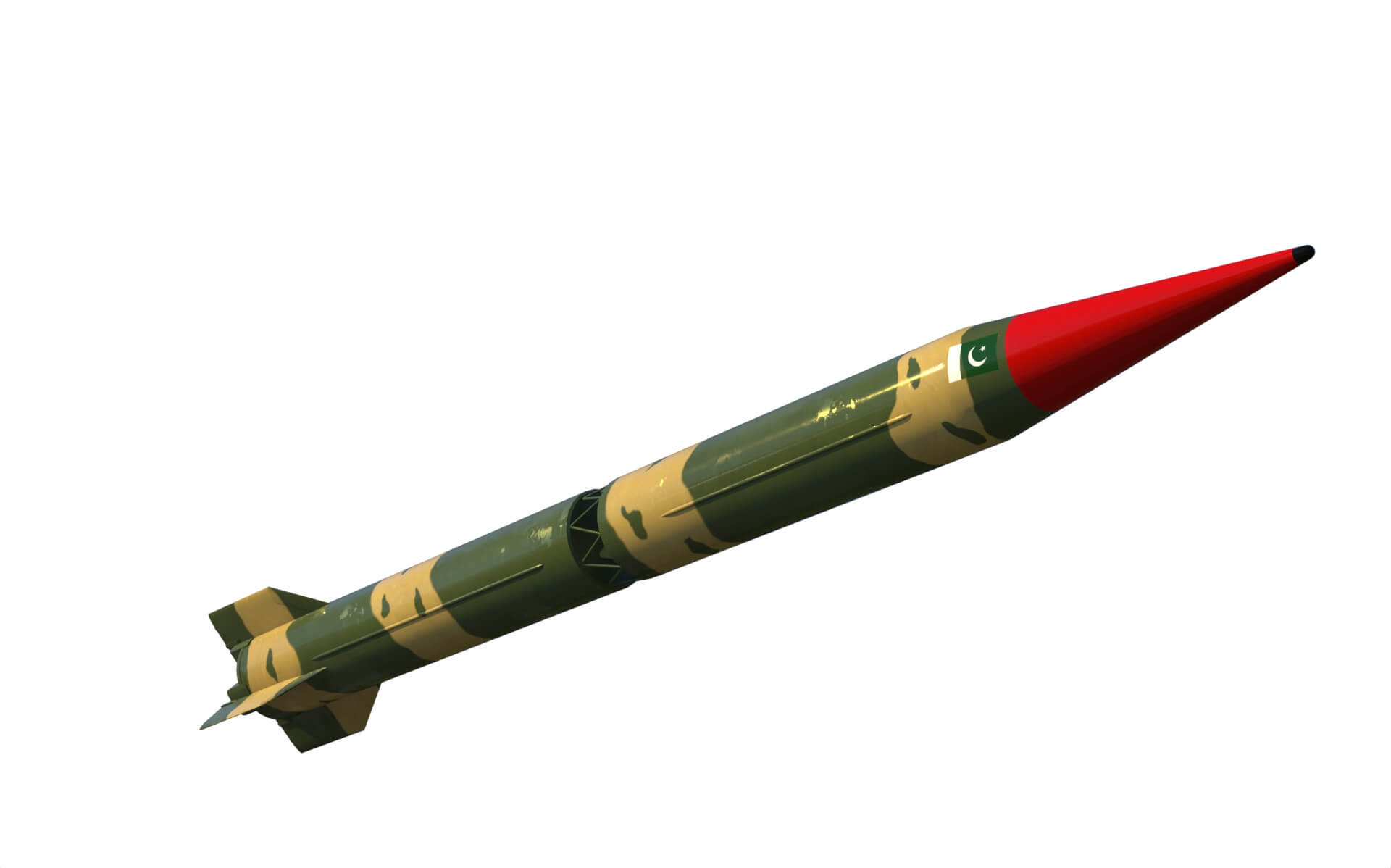 Shaheen 2 Pakistan Missile Launcher - 3D Model by citizensnip