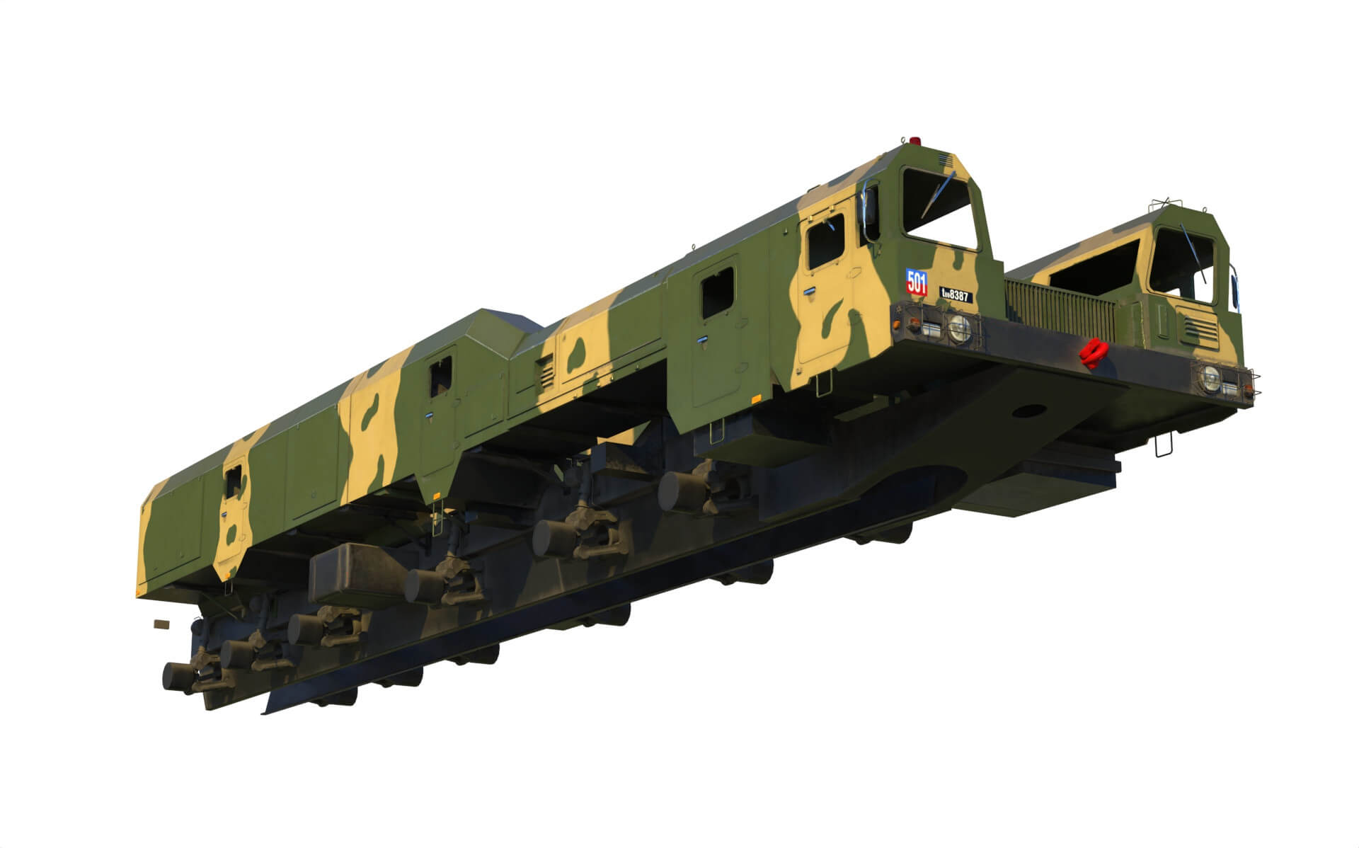 Shaheen 2 Pakistan Missile Launcher - 3D Model by citizensnip