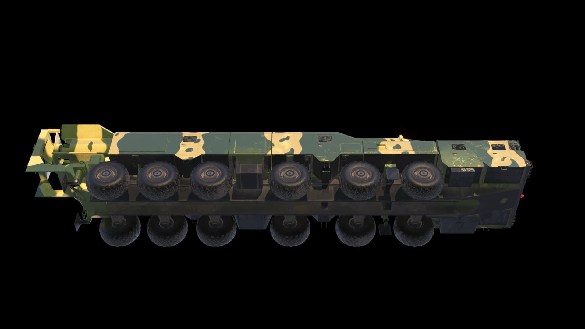 Shaheen 2 Pakistan Missile Launcher - 3D Model by citizensnip