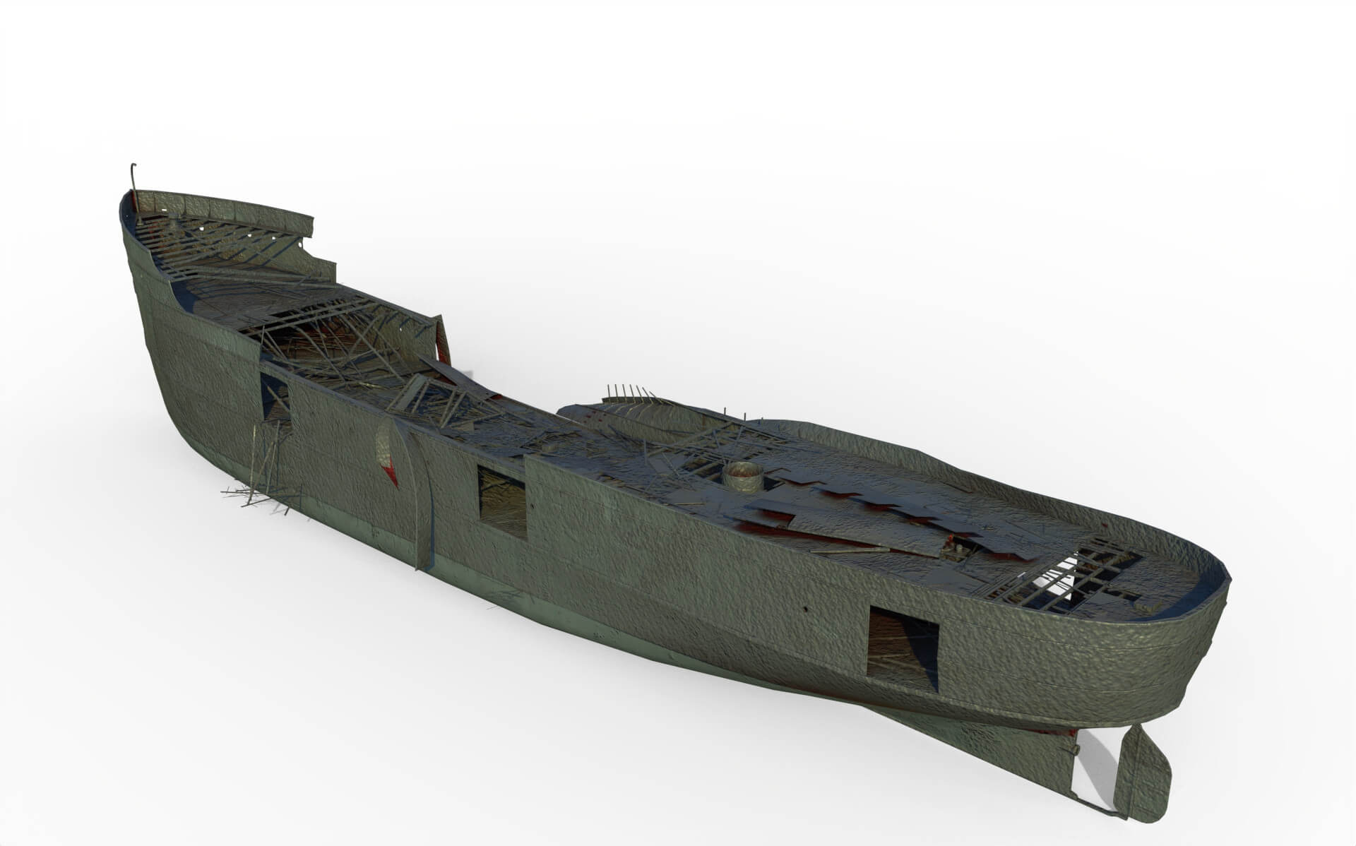 Ship Wreck Steamer - 3D Model by citizensnip