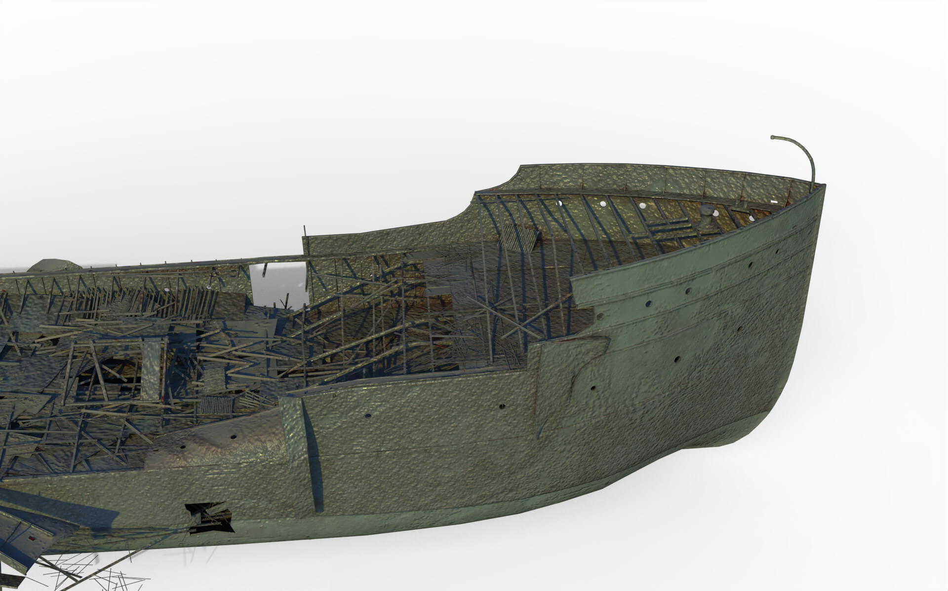 Ship Wreck Steamer - 3D Model by citizensnip