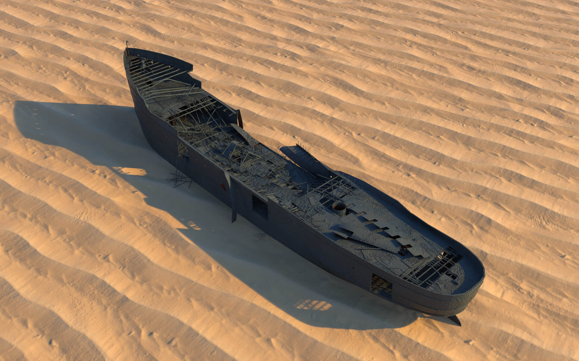Gobi Desert Shipwreck