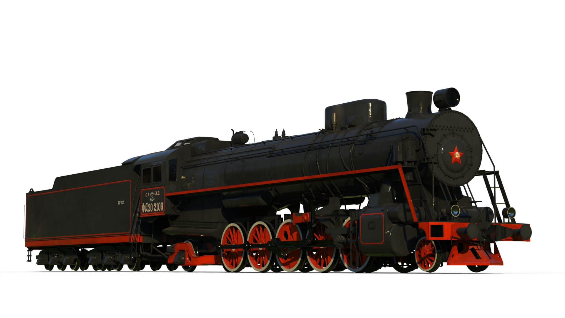 Steam Locomotive FD Class - 3D Model by citizensnip