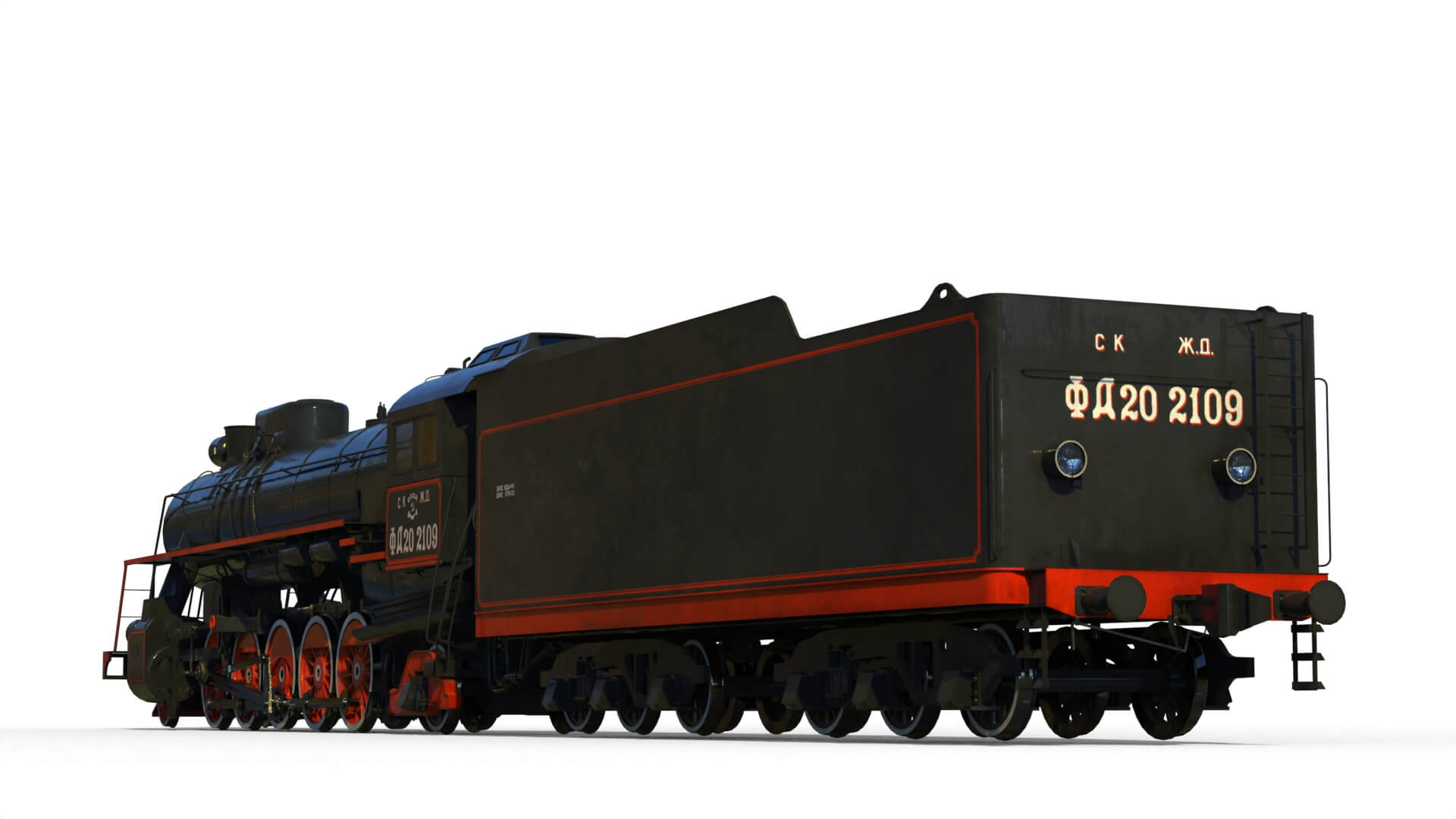 Steam Locomotive FD Class - 3D Model by citizensnip