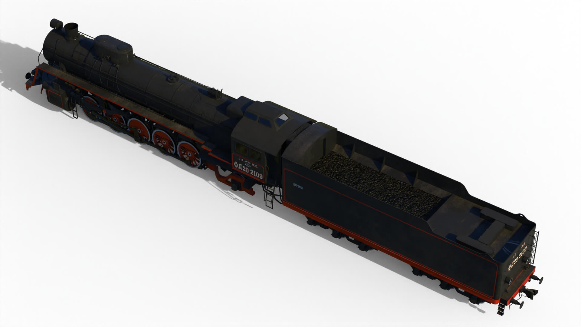 Steam Locomotive FD Class - 3D Model by citizensnip