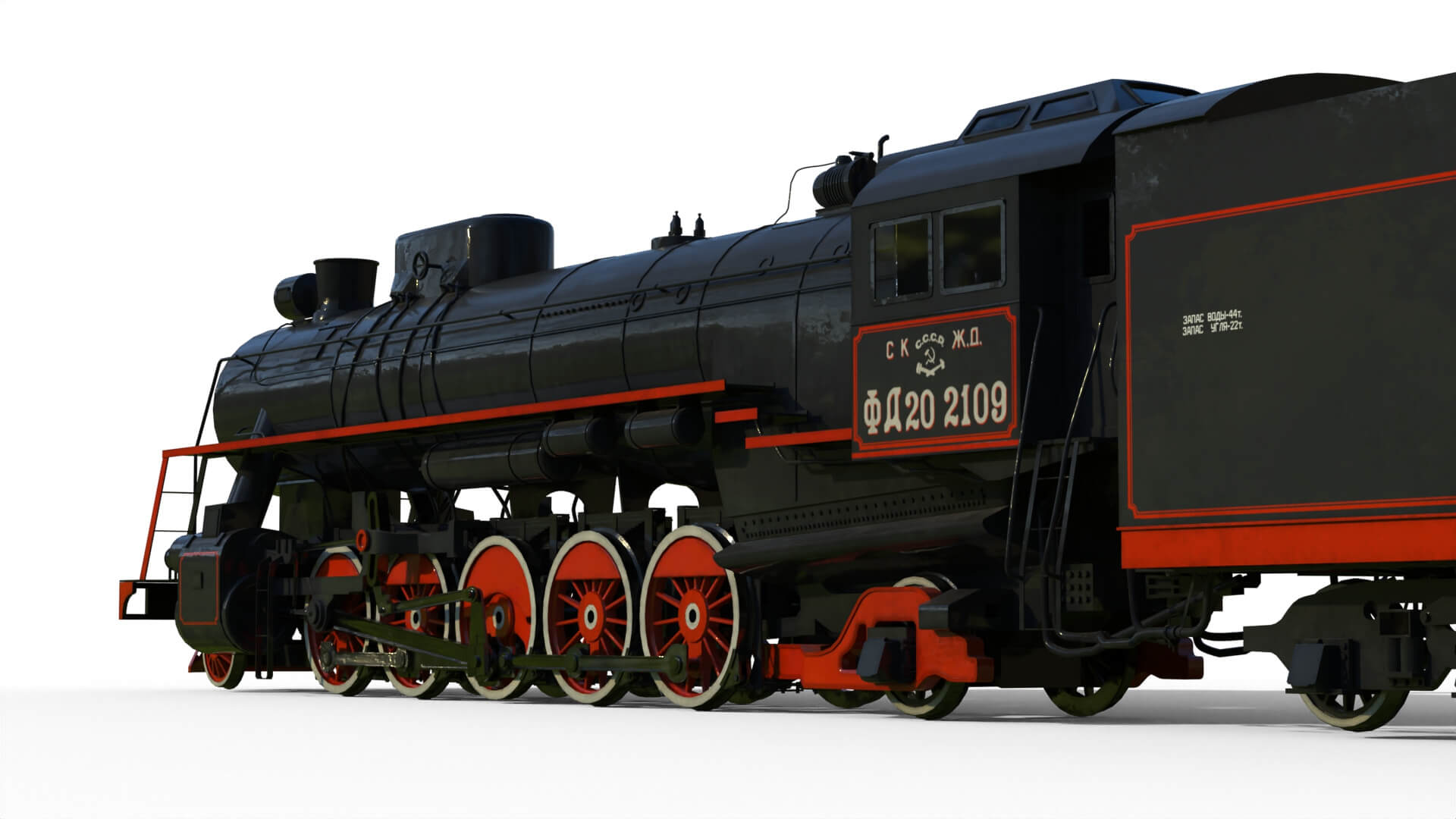 Steam Locomotive FD Class - 3D Model by citizensnip