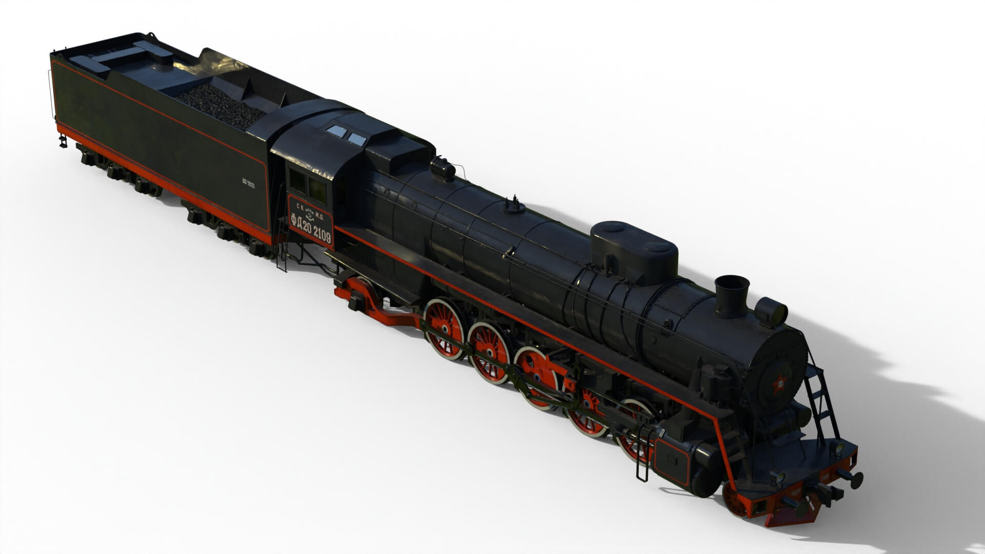 Steam Locomotive FD Class - 3D Model by citizensnip