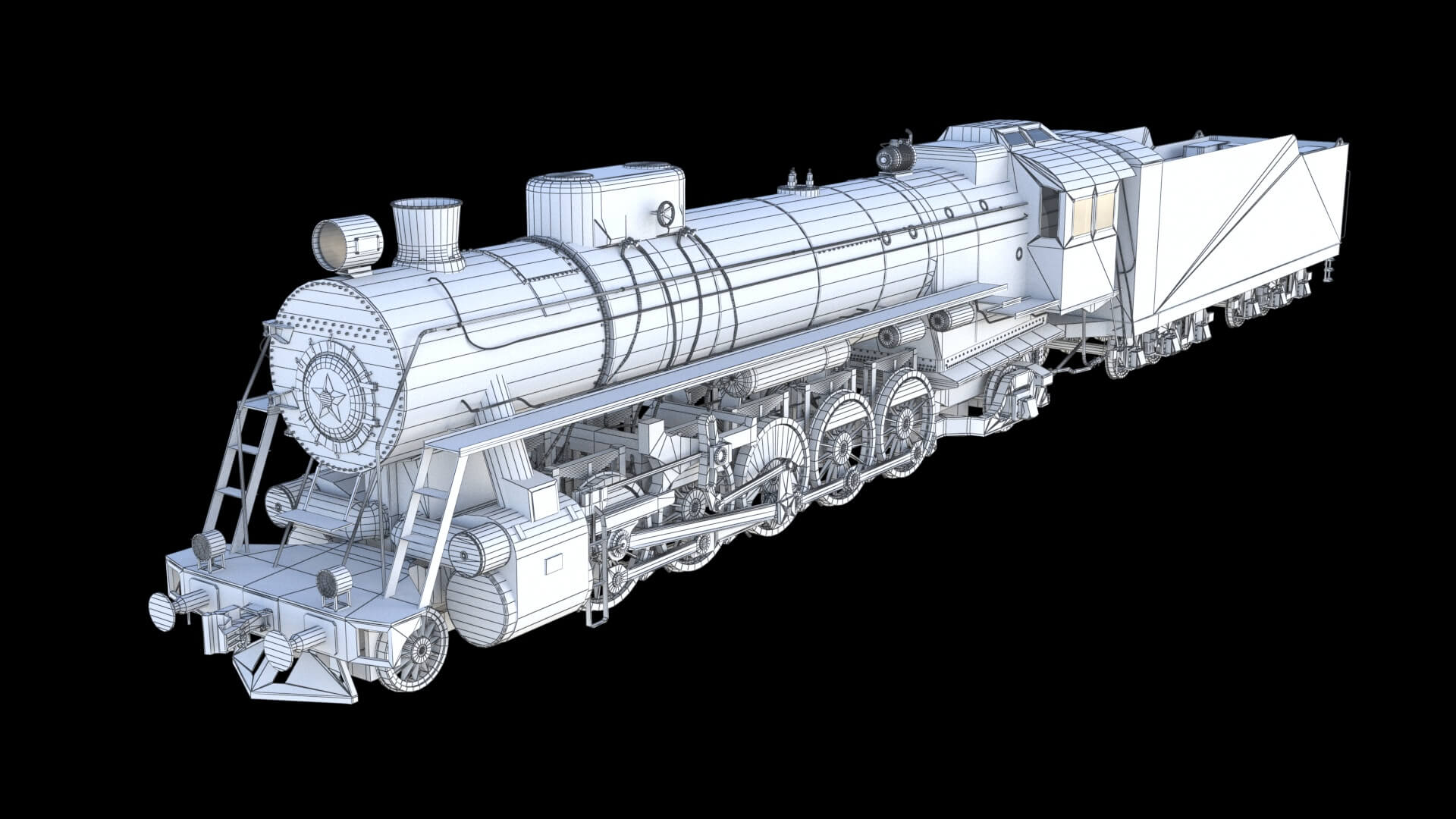 Steam Locomotive FD Class - 3D Model by citizensnip