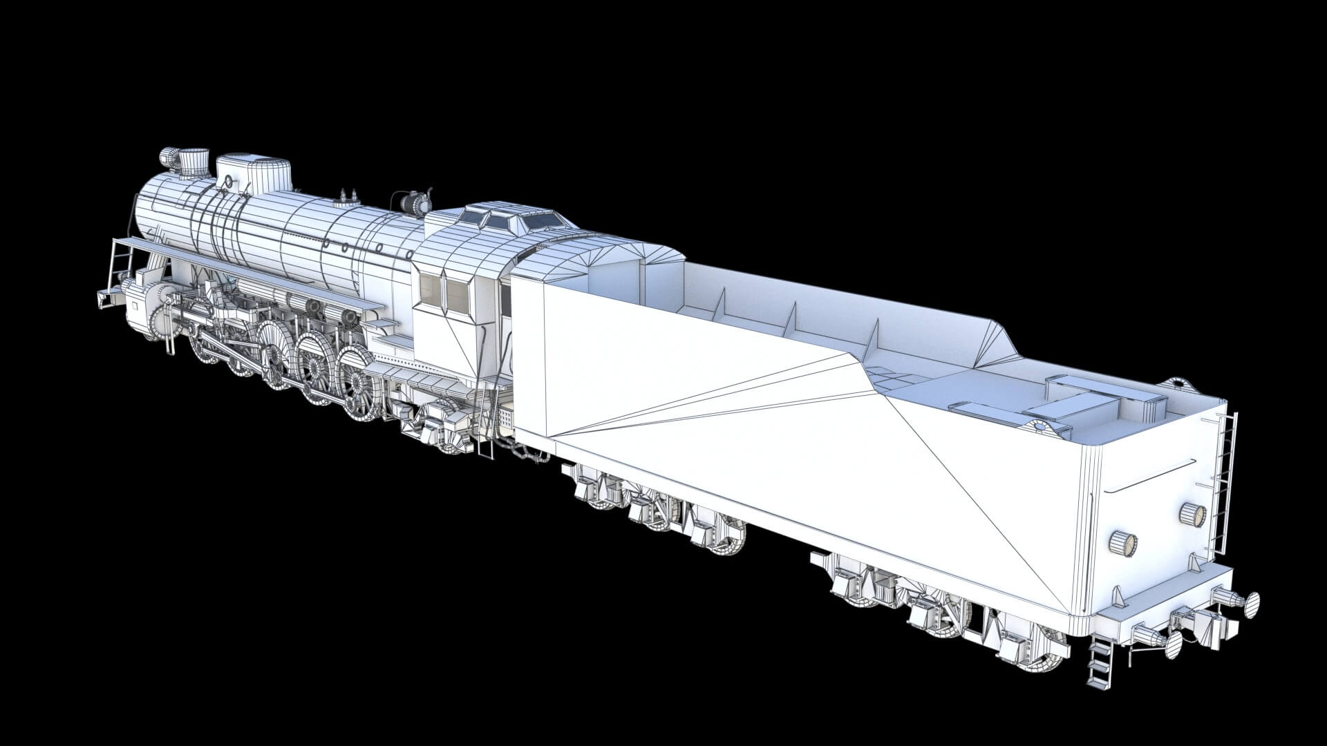 Steam Locomotive FD Class - 3D Model by citizensnip