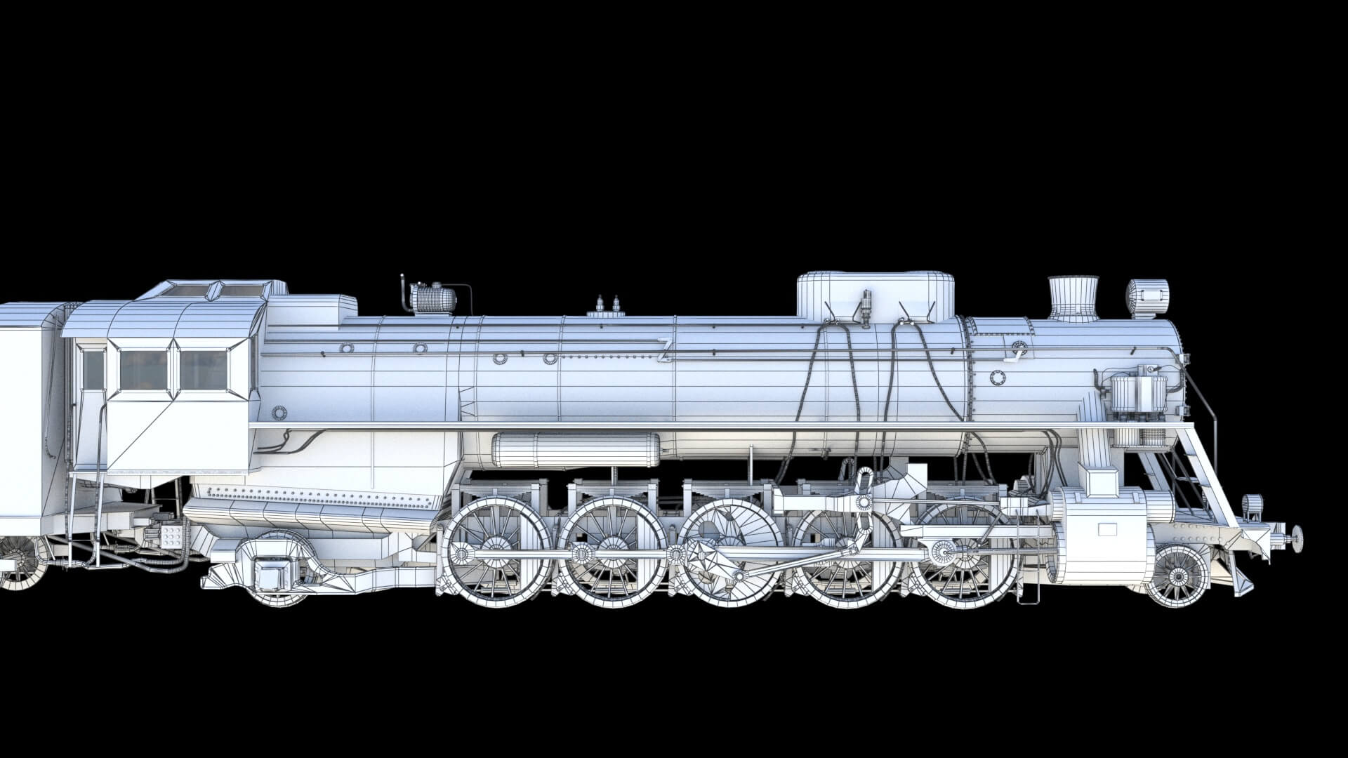 Steam Locomotive FD Class - 3D Model by citizensnip