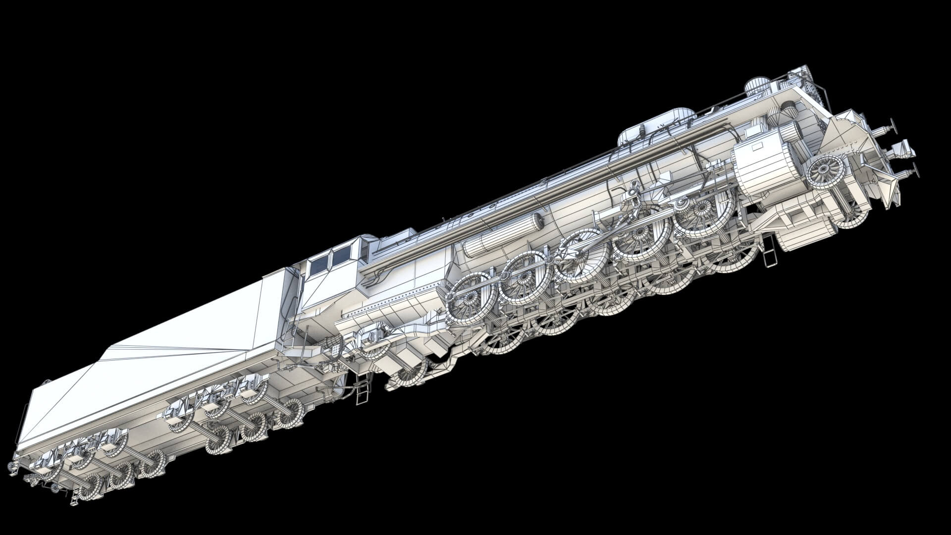 Steam Locomotive FD Class - 3D Model by citizensnip