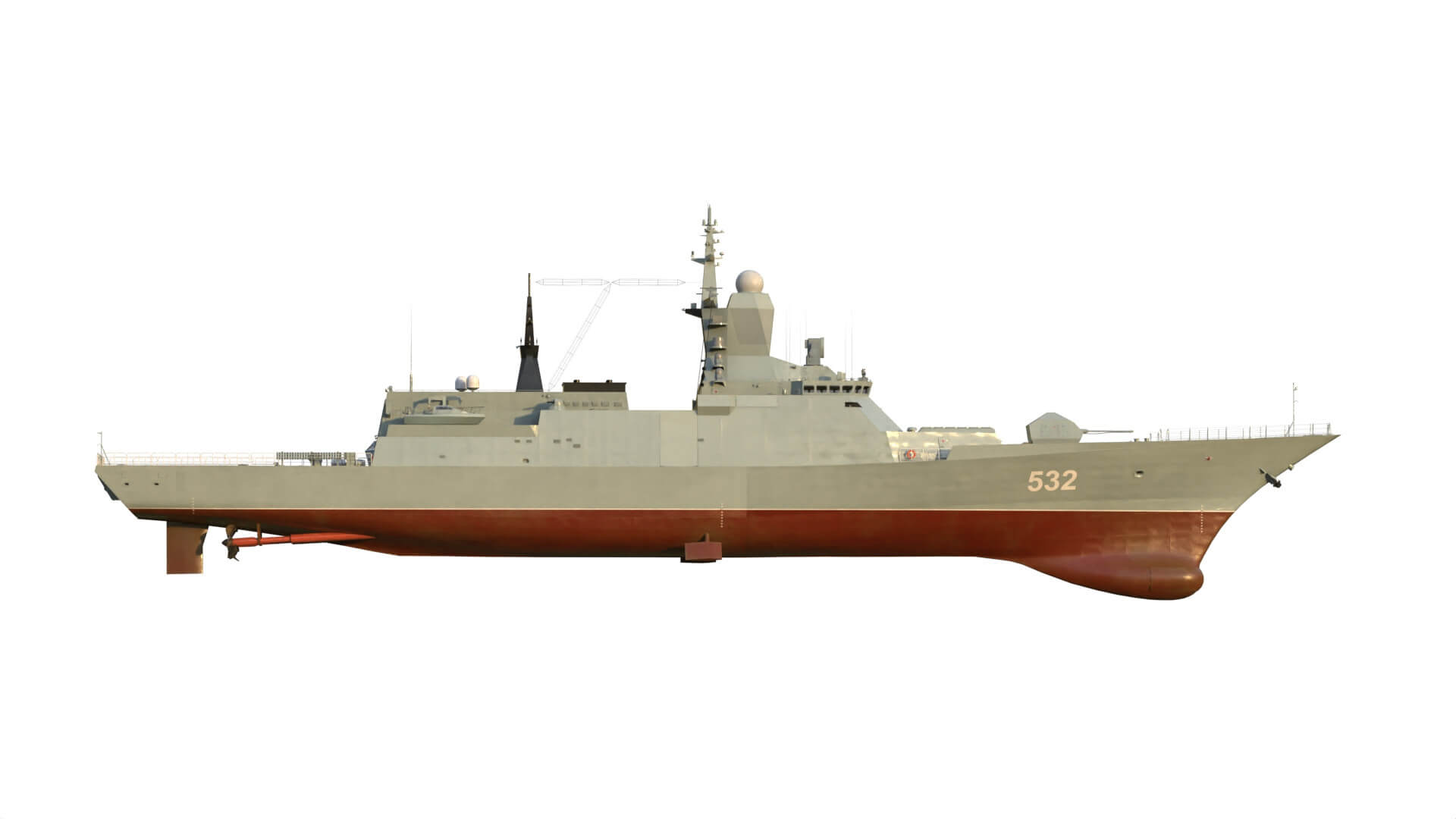 Steregushchiy Class Corvette 22380 - 3D Model by citizensnip