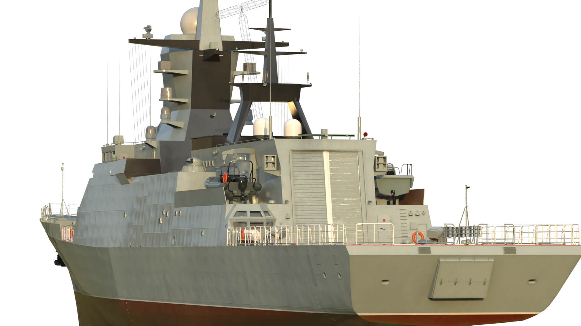 Steregushchiy Class Corvette 22380 - 3D Model by citizensnip