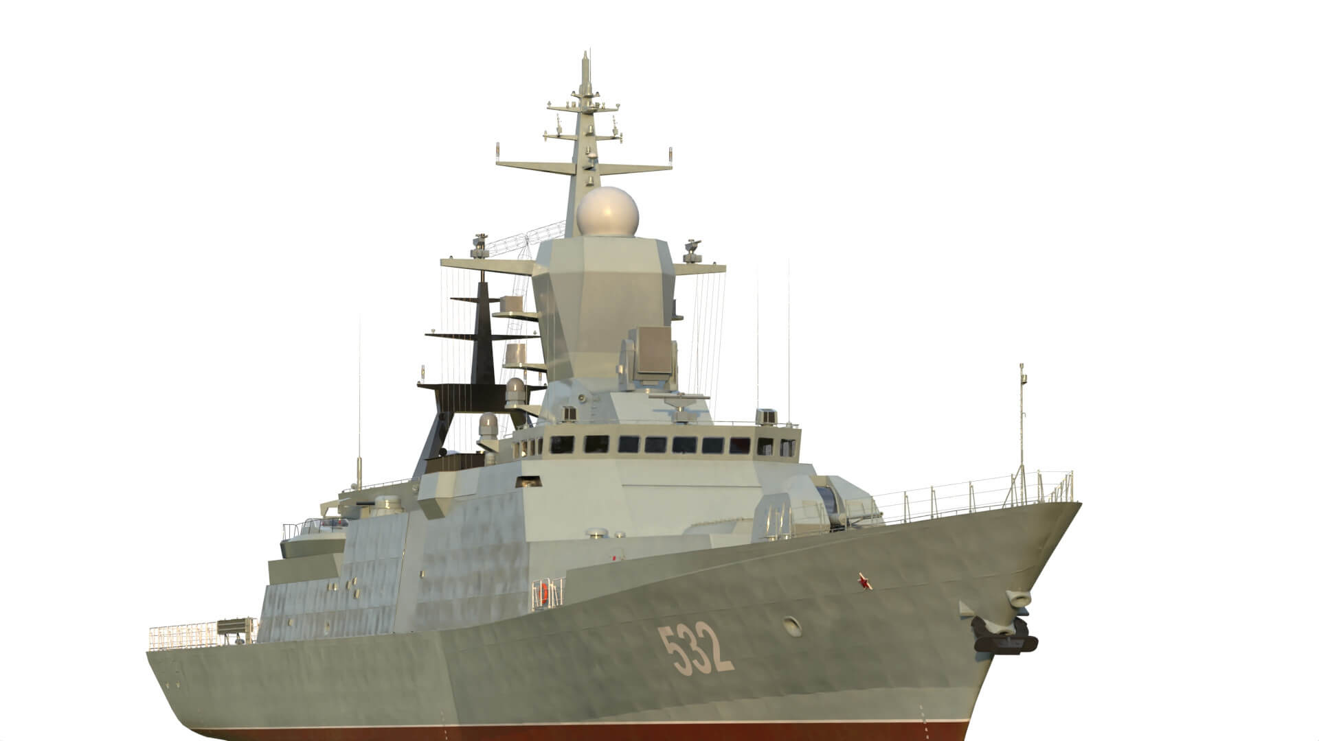 Steregushchiy Class Corvette 22380 - 3D Model by citizensnip