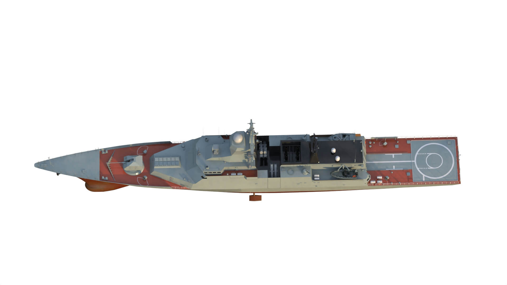 Steregushchiy Class Corvette 22380 - 3D Model by citizensnip