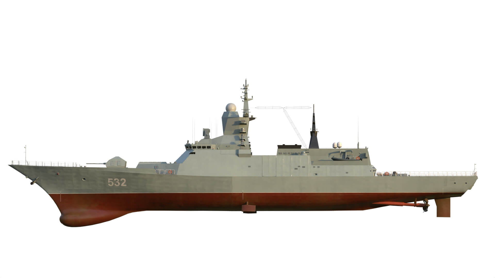 Steregushchiy Class Corvette 22380 - 3D Model by citizensnip