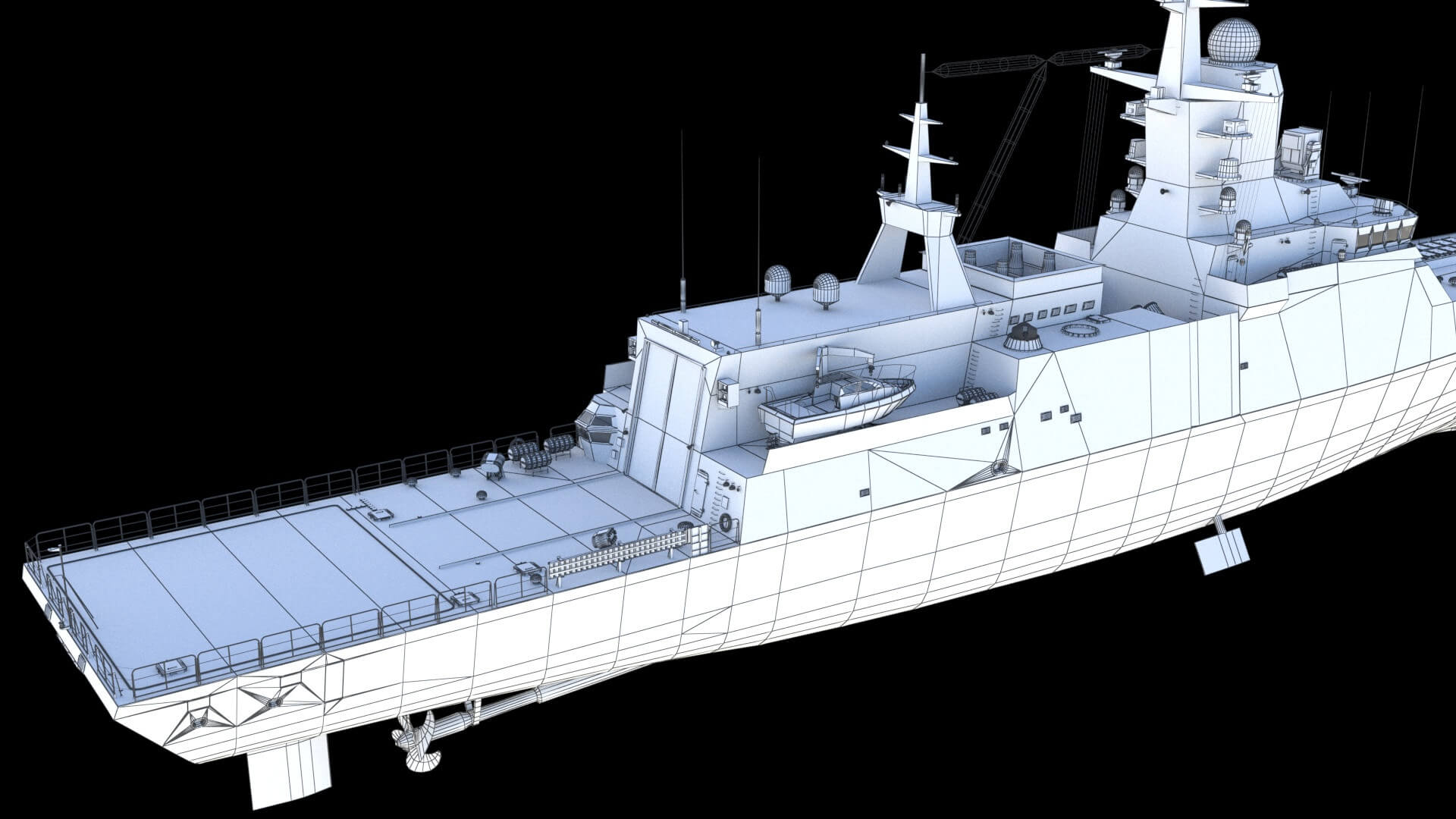 Steregushchiy Class Corvette 22380 - 3D Model by citizensnip