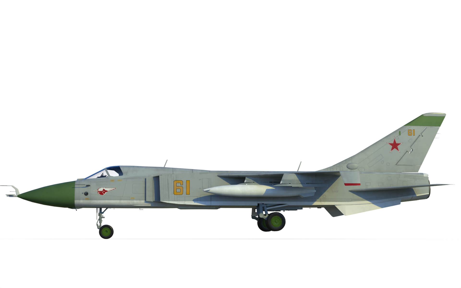 SU-24 Prototype T6-1 3D Model by citizensnip