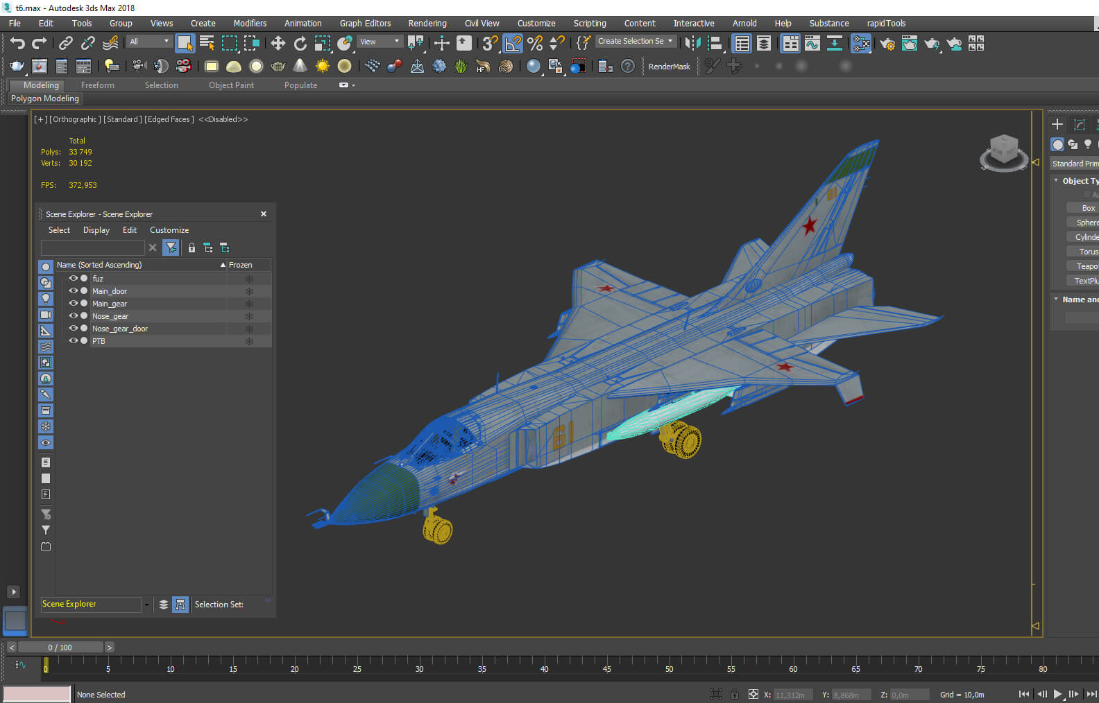SU-24 Prototype T6-1 3D Model by citizensnip