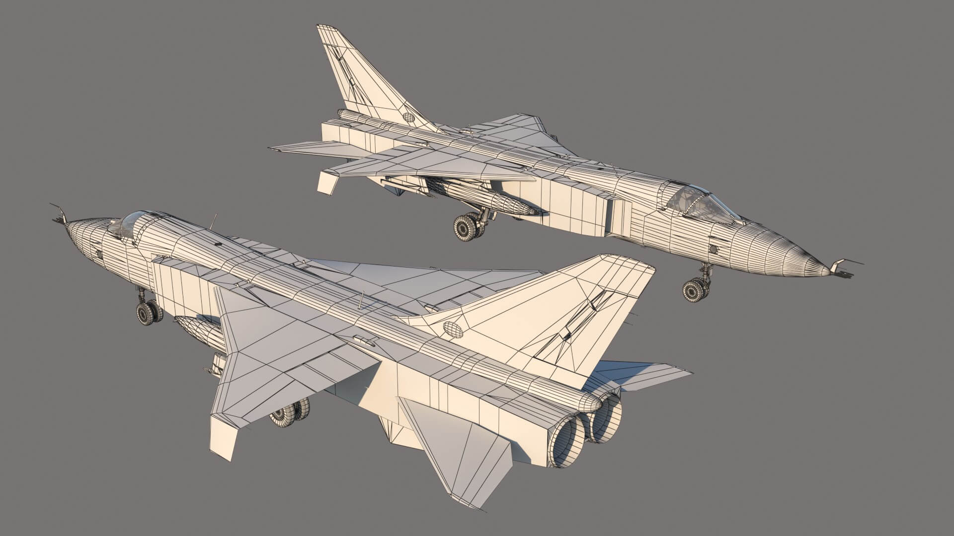 SU-24 Prototype T6-1 3D Model by citizensnip
