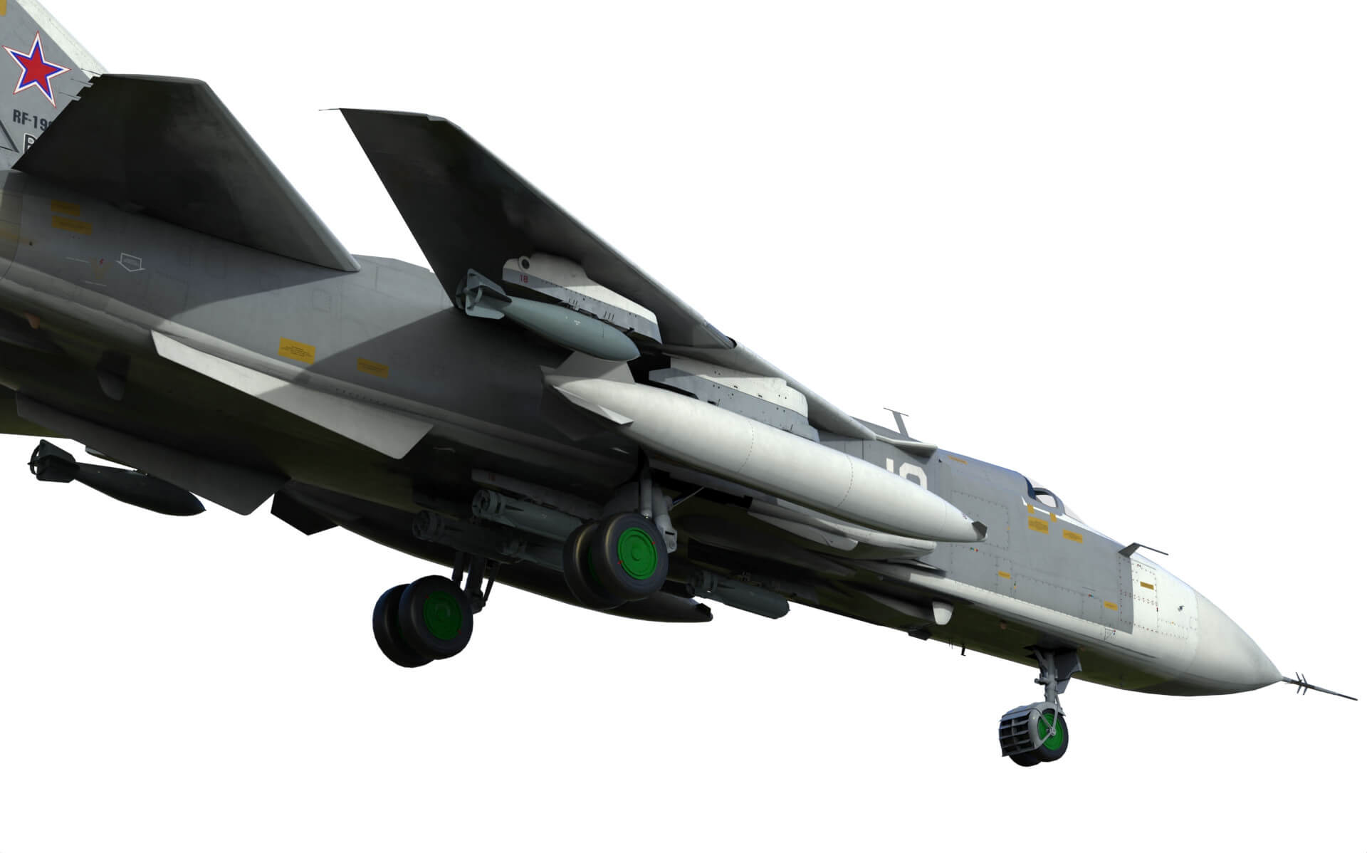 SU-24 Russian Bomber 3D Model by citizensnip